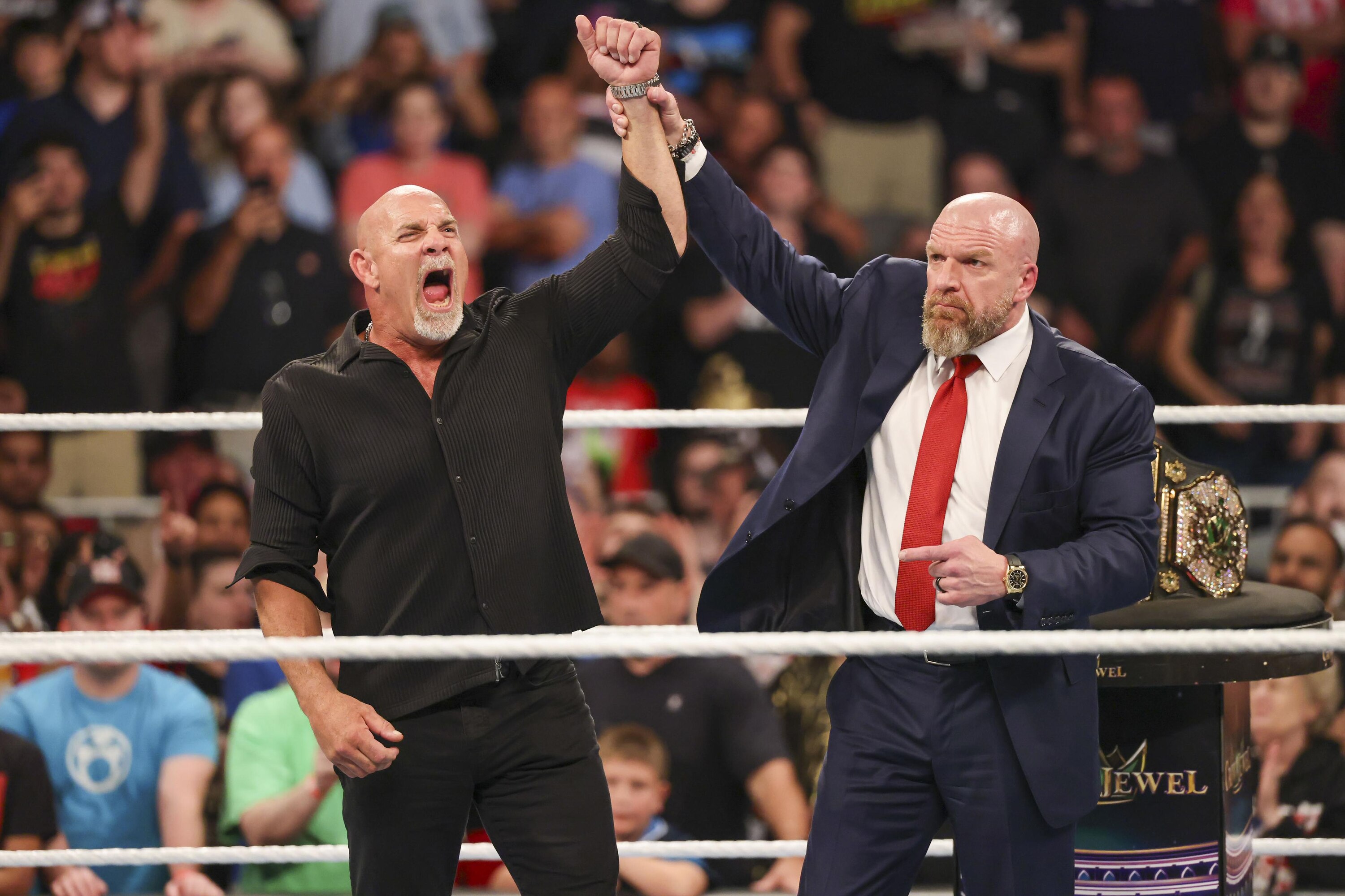 Goldberg Teases WWE Return, Latest Rumors on Rusev's Contract and Joe ...