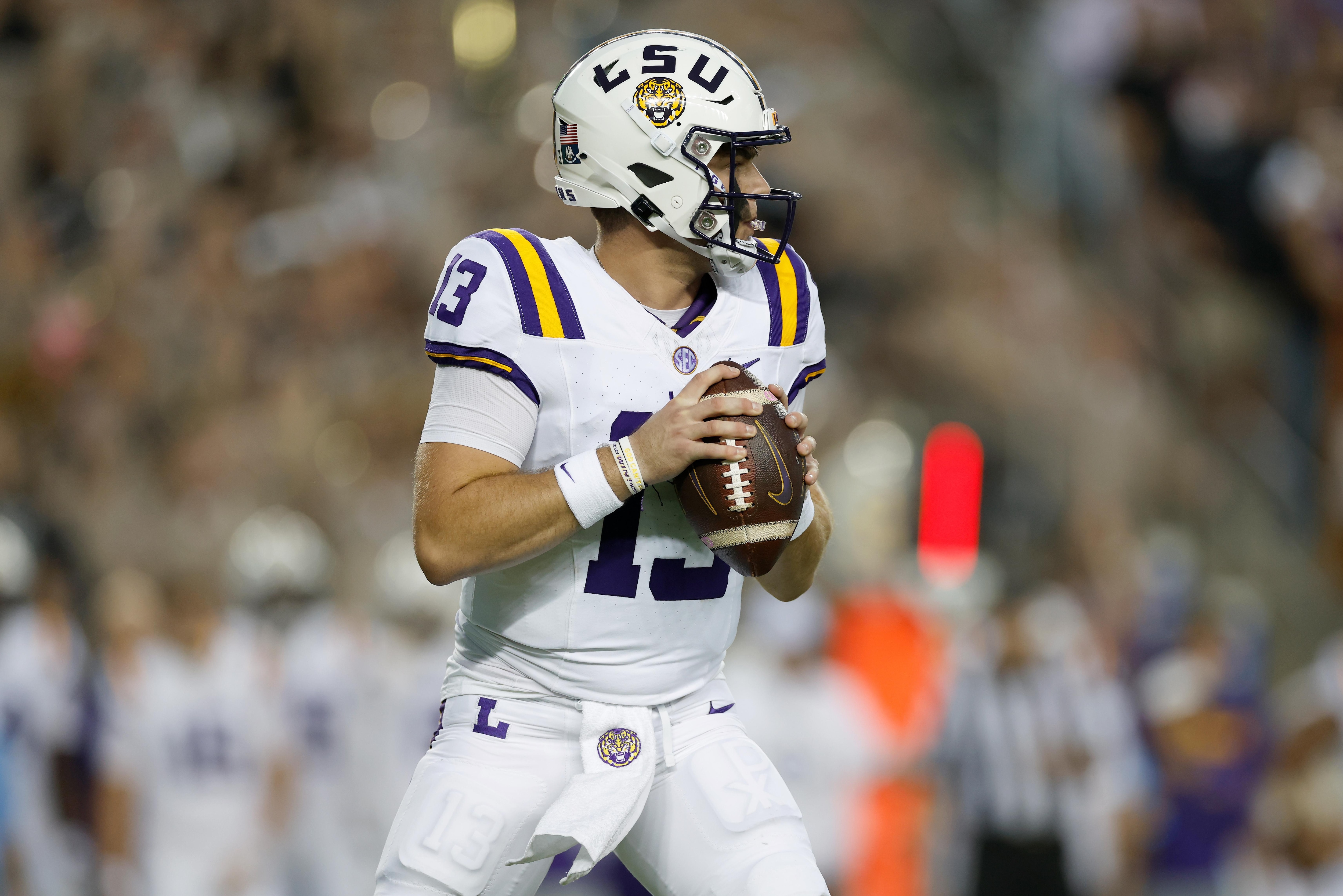 LSU's Garrett Nussmeier Compared to Brock Purdy, Tony Romo, Dalton By ...