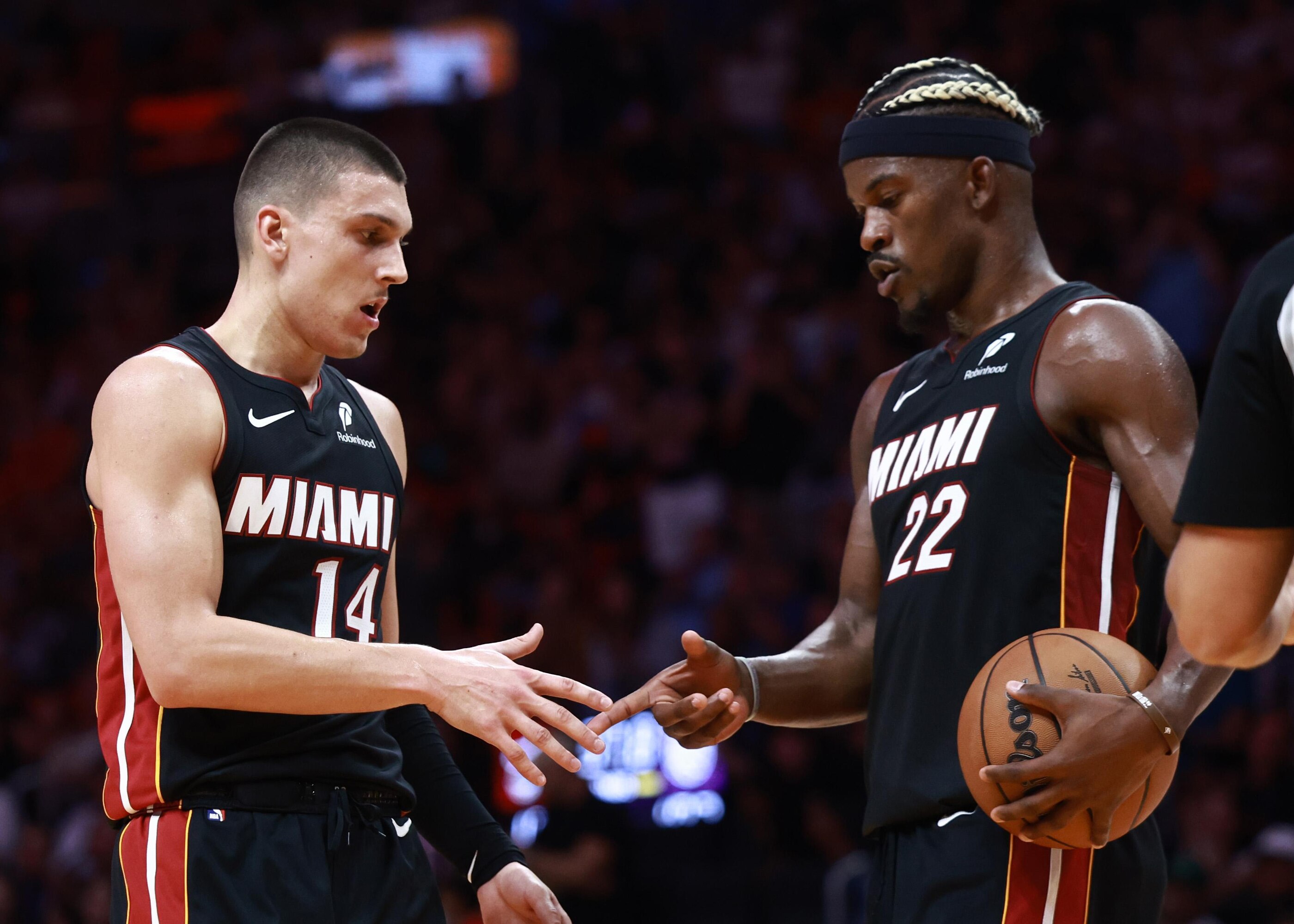 Heat's Tyler Herro Says Comments on Jimmy Butler Trade Were Taken Out ...