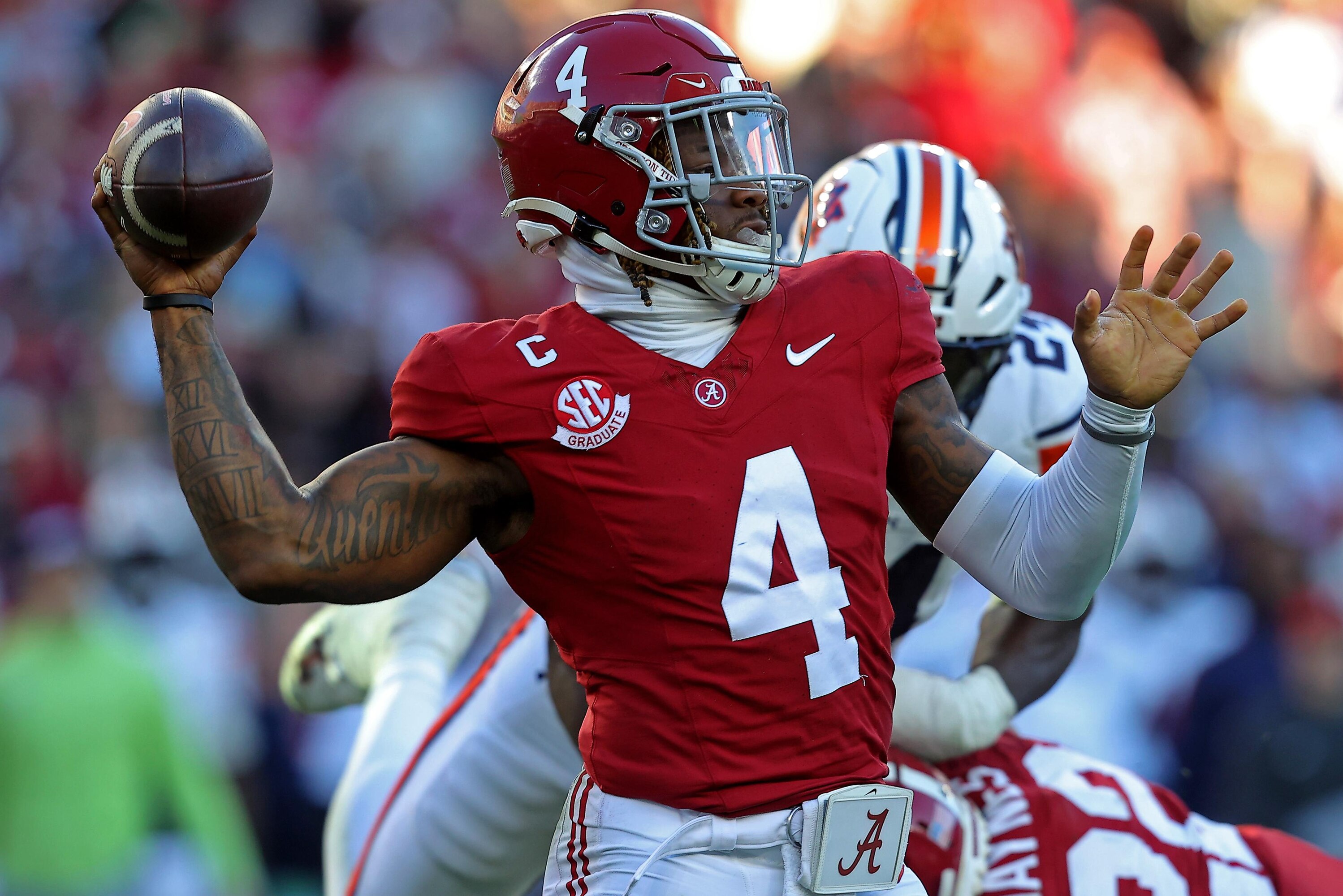 Jalen Milroe Says He'll Throw at NFL Combine, Undecided on 40-Yard Dash ...