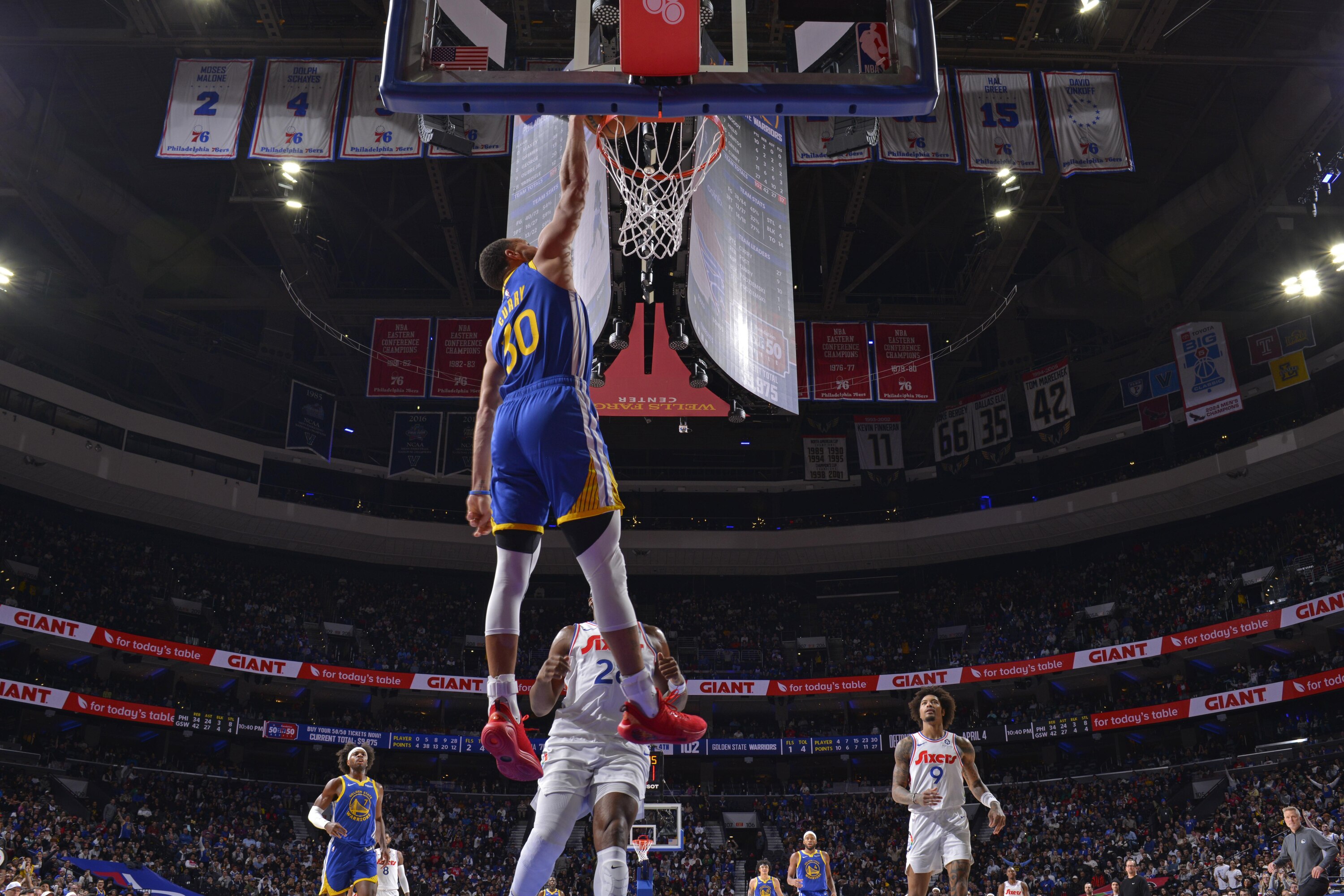 Warriors' Stephen Curry Predicts Dunk vs. 76ers Will Be The Last Of His ...