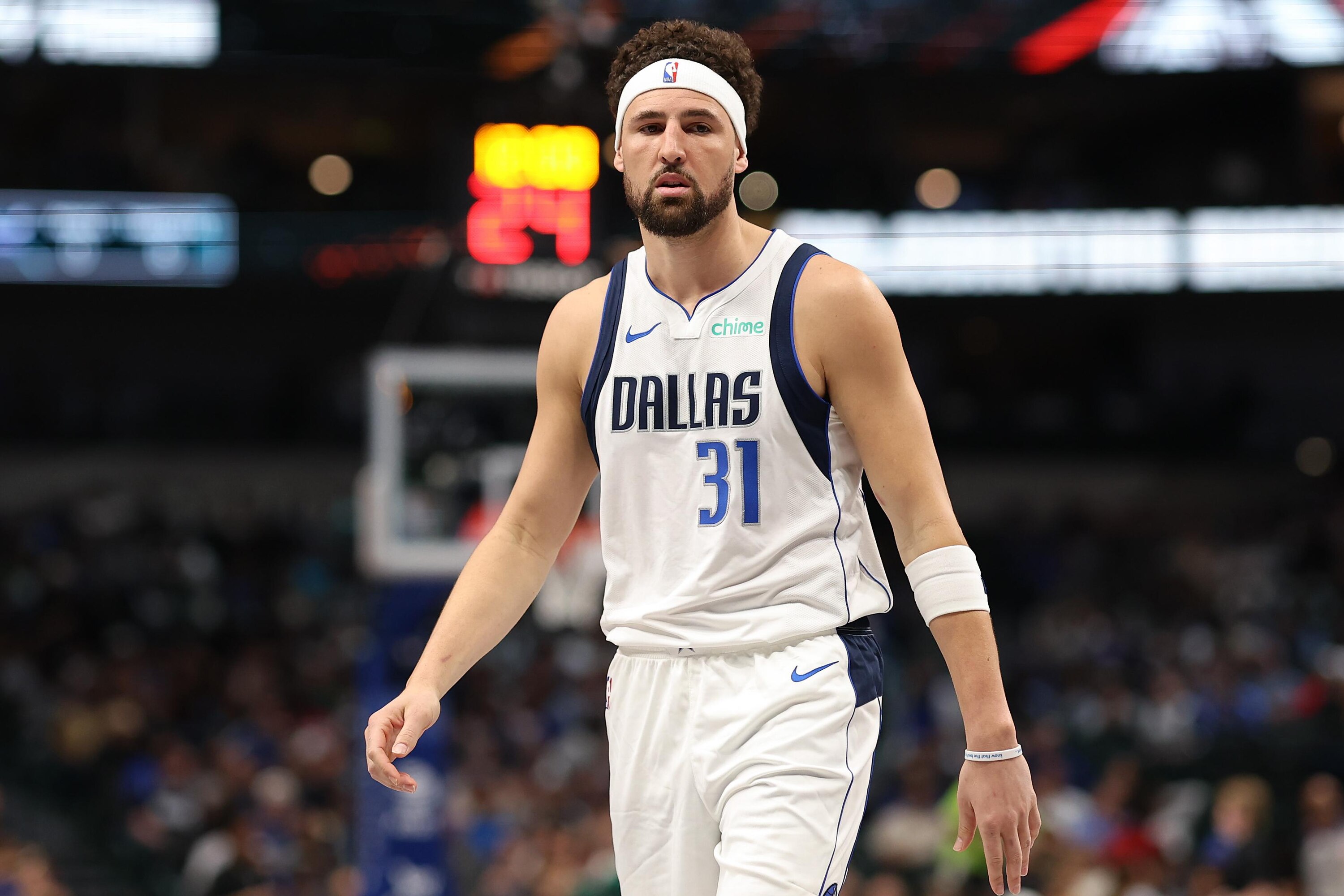 Klay Thompson's Dad Mychal Says Mavs SF 'in Purgatory' After Luka Trade, Kyrie Injury
