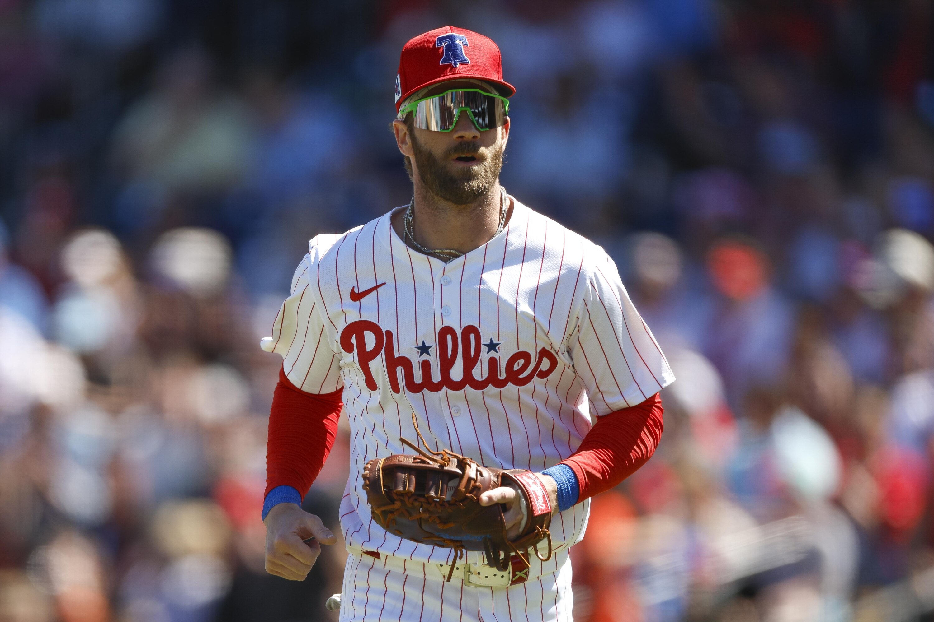 Bryce Harper's Custom Phillie Phanatic Cleats for 2025 Home Opener ...