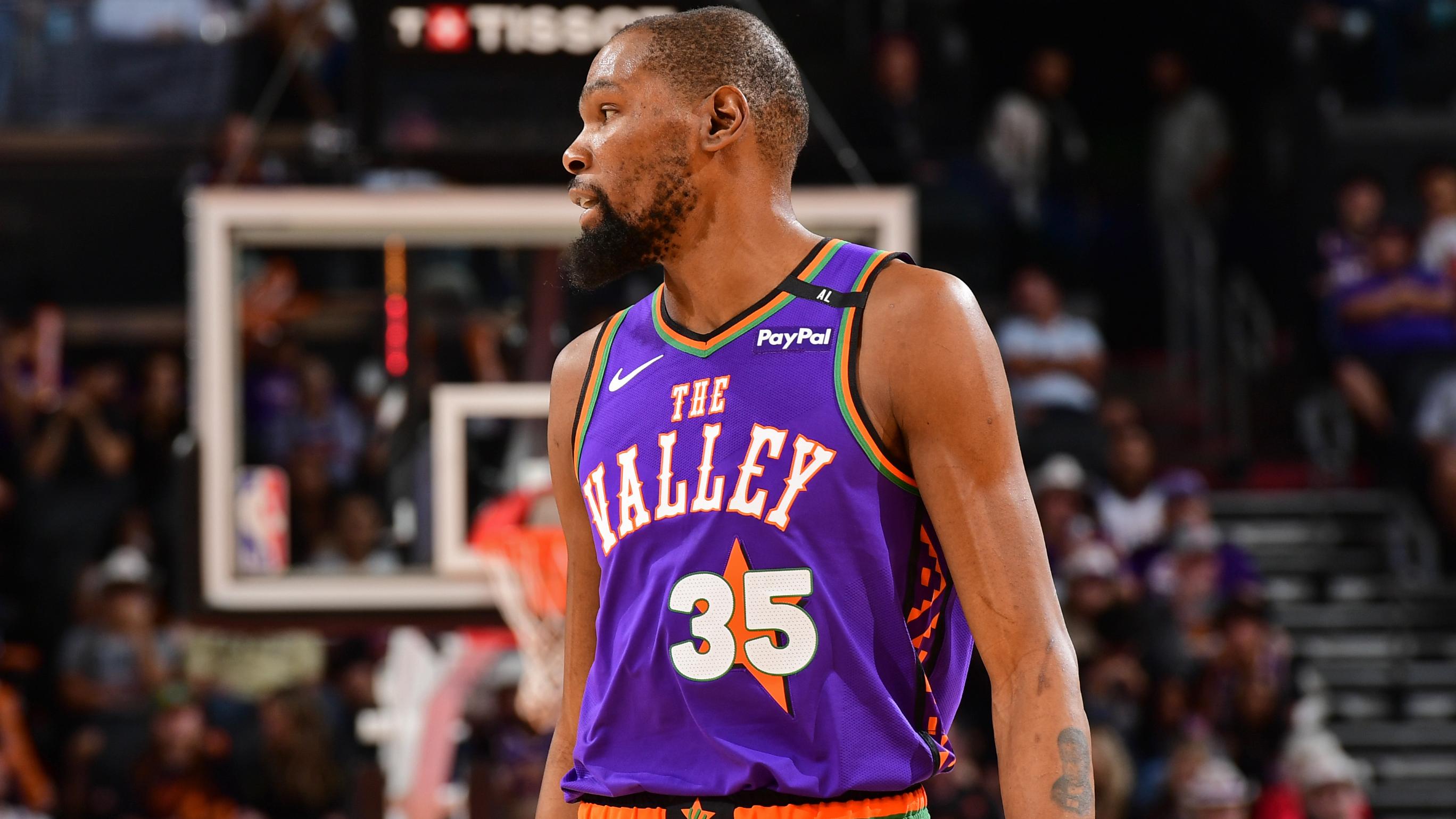 Kevin Durant Will Wear No. 7 Rockets Jersey After Historic NBA Trade ...