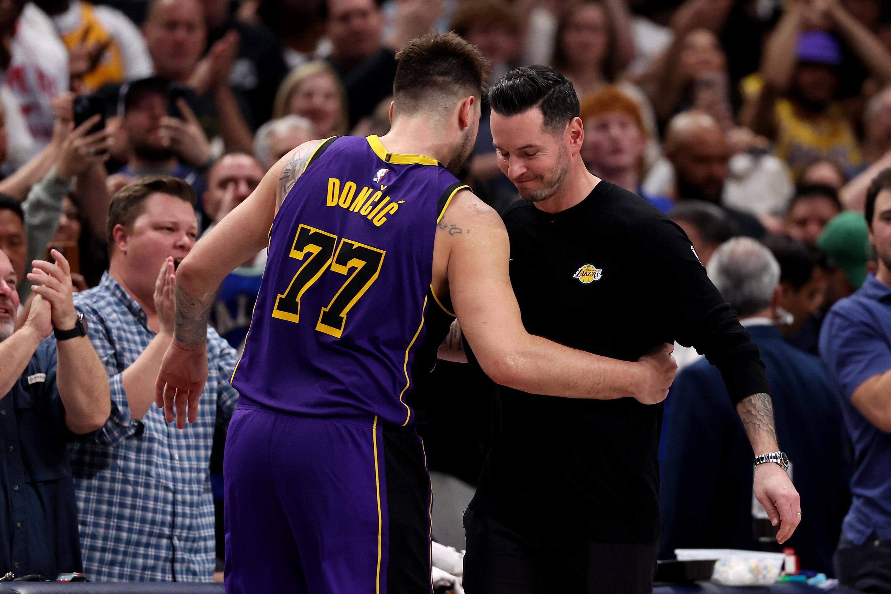 Lakers' JJ Redick Jokes He Was 'Disappointed' Luka Doncic Didn't Score 50 vs. Mavs