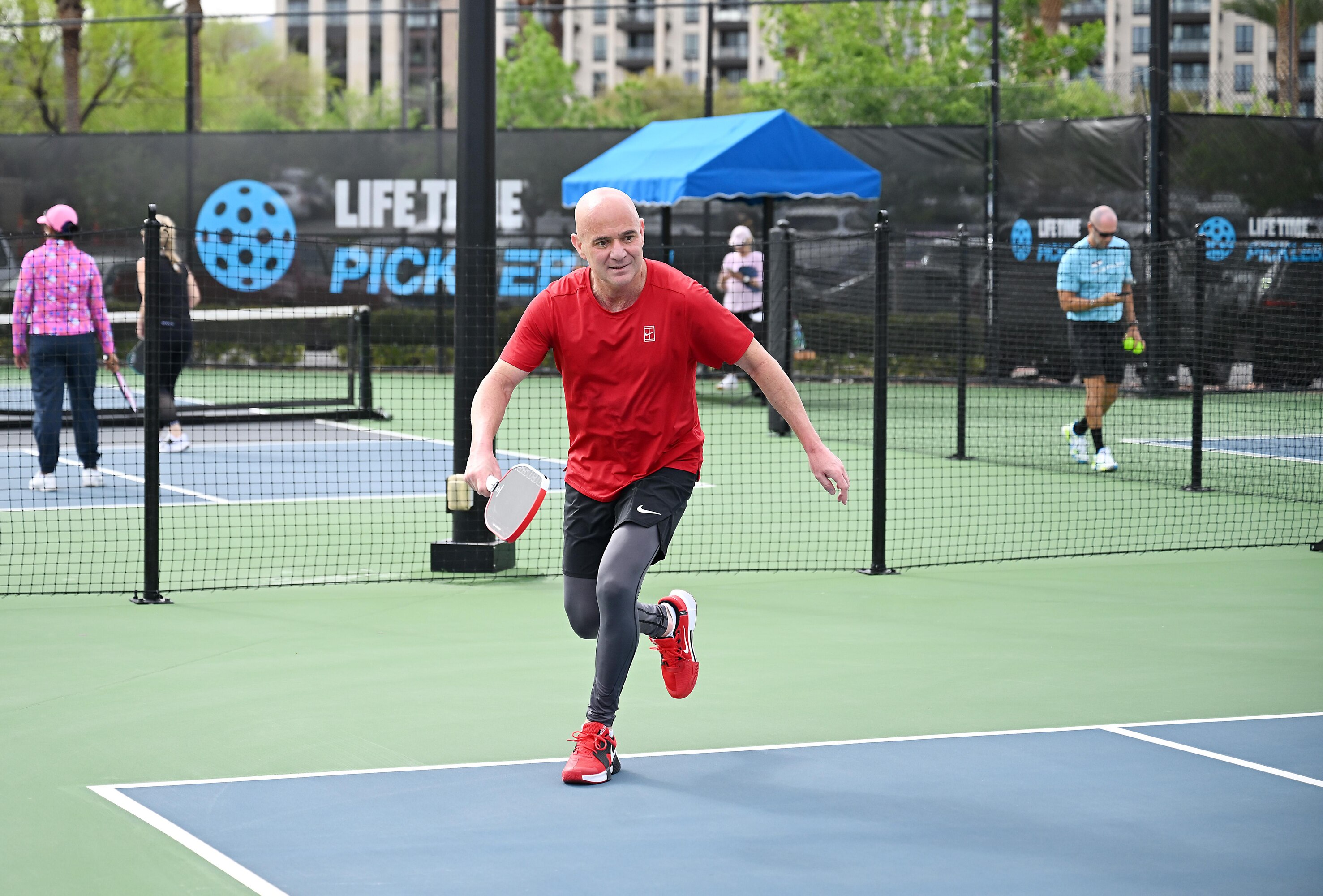 Tennis Legend Andre Agassi, 55, Wins Pro Debut at U.S. Open Pickleball Championships