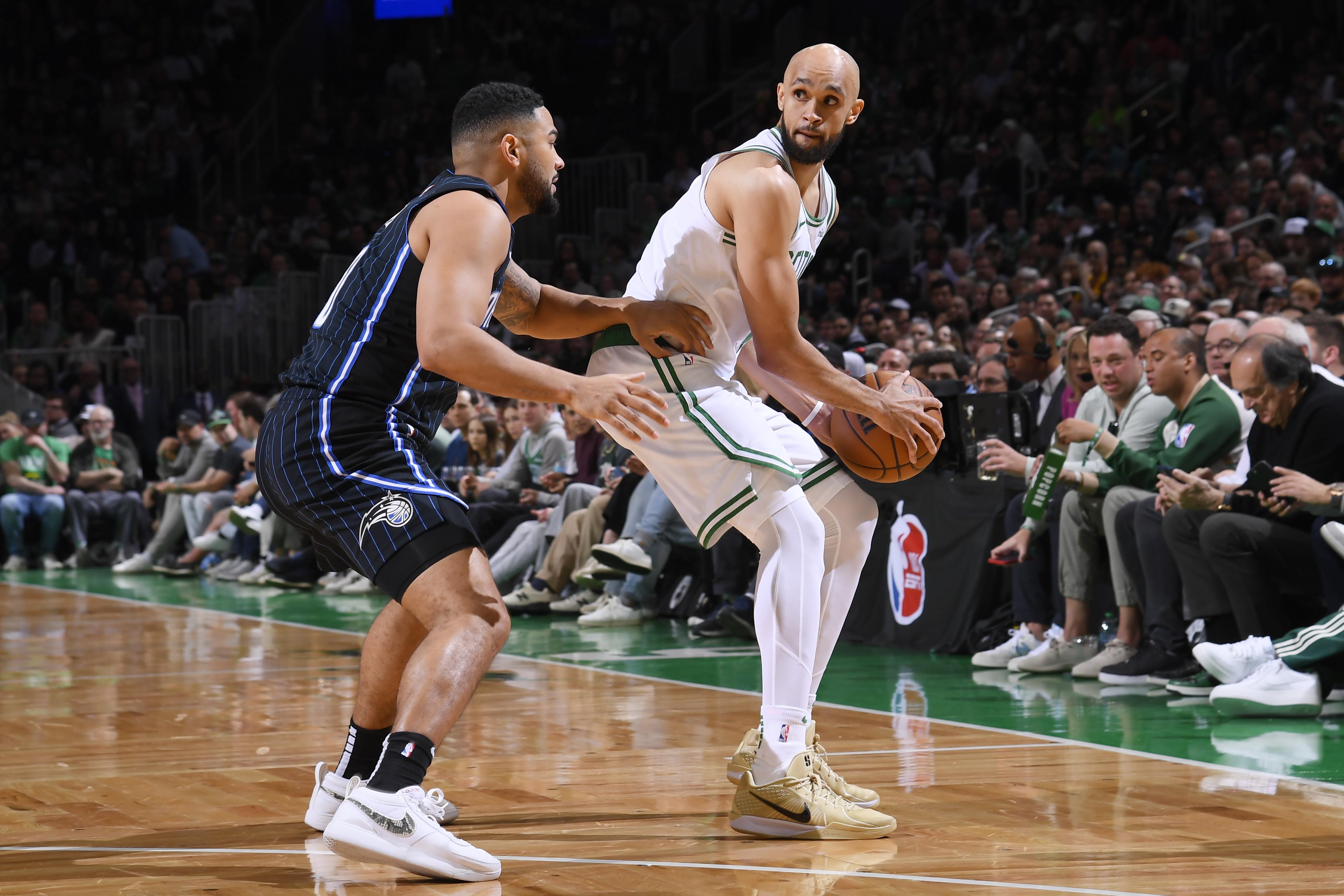 Derrick White, Jaylen Brown, Celtics Applauded by Fans for Beating Magic in Game 1