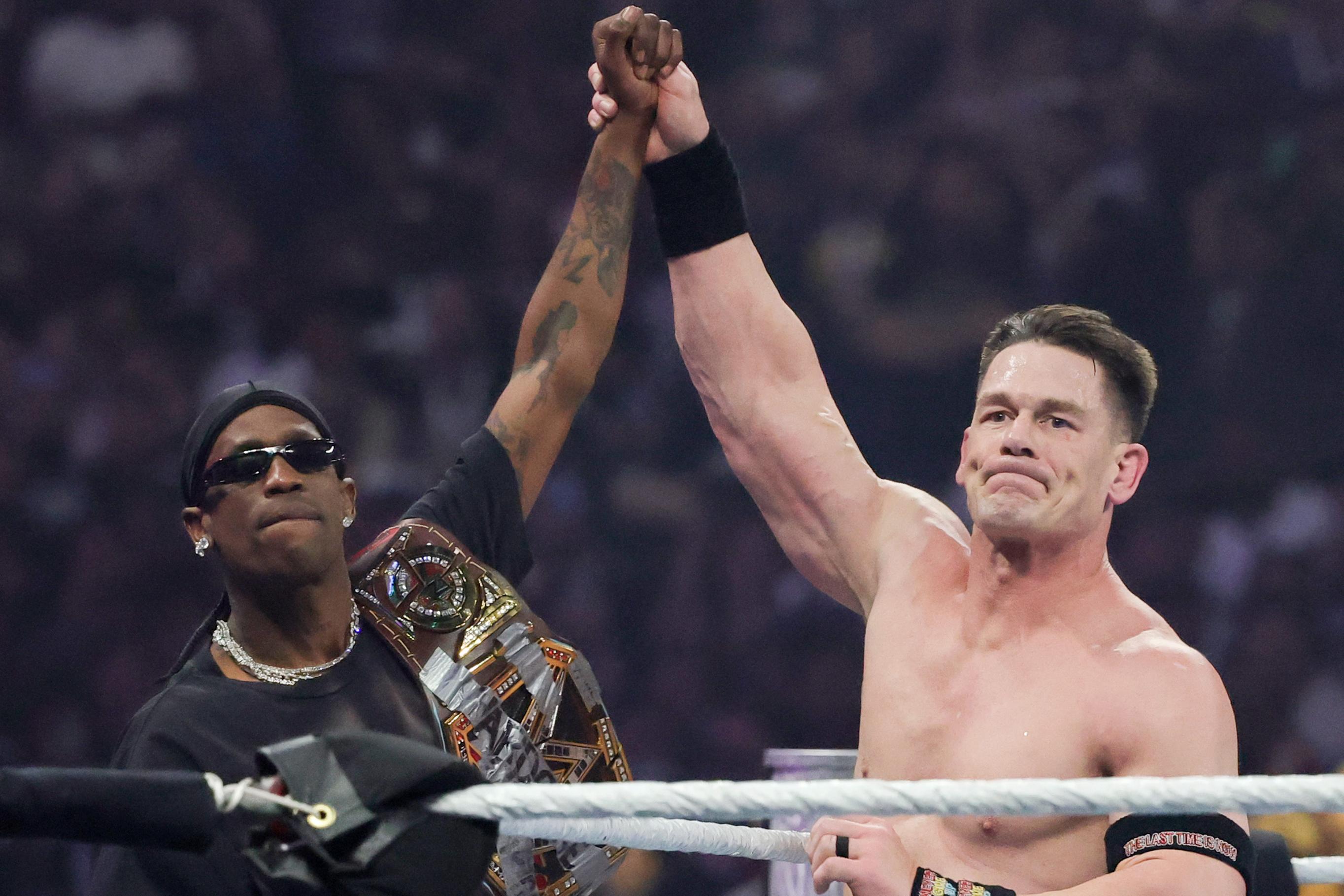 The Rock Says Travis Scott is Training with Booker T After WWE WrestleMania 41