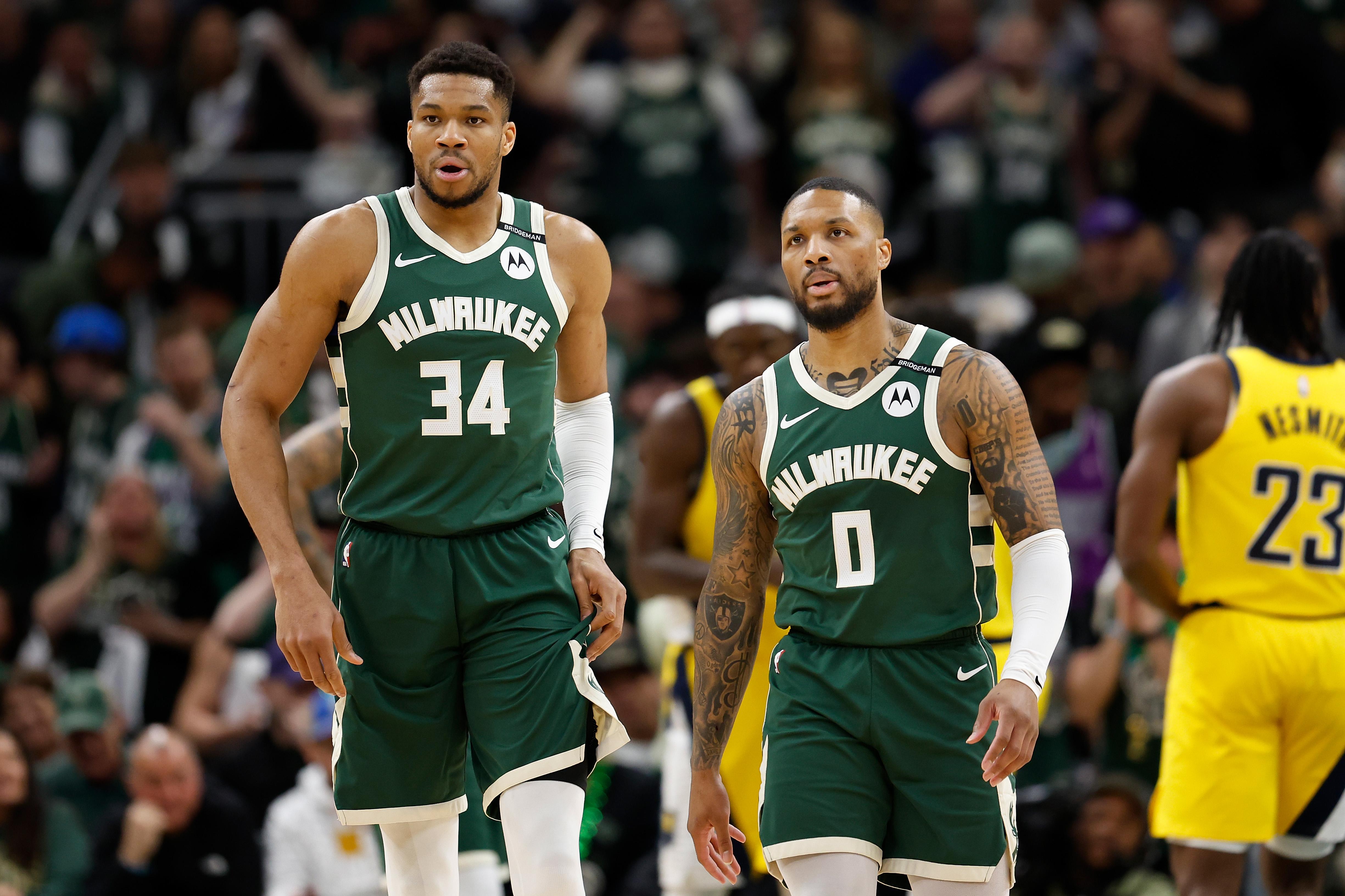 Giannis Reportedly 'Not Pleased' with Damian Lillard Being Waived by Bucks