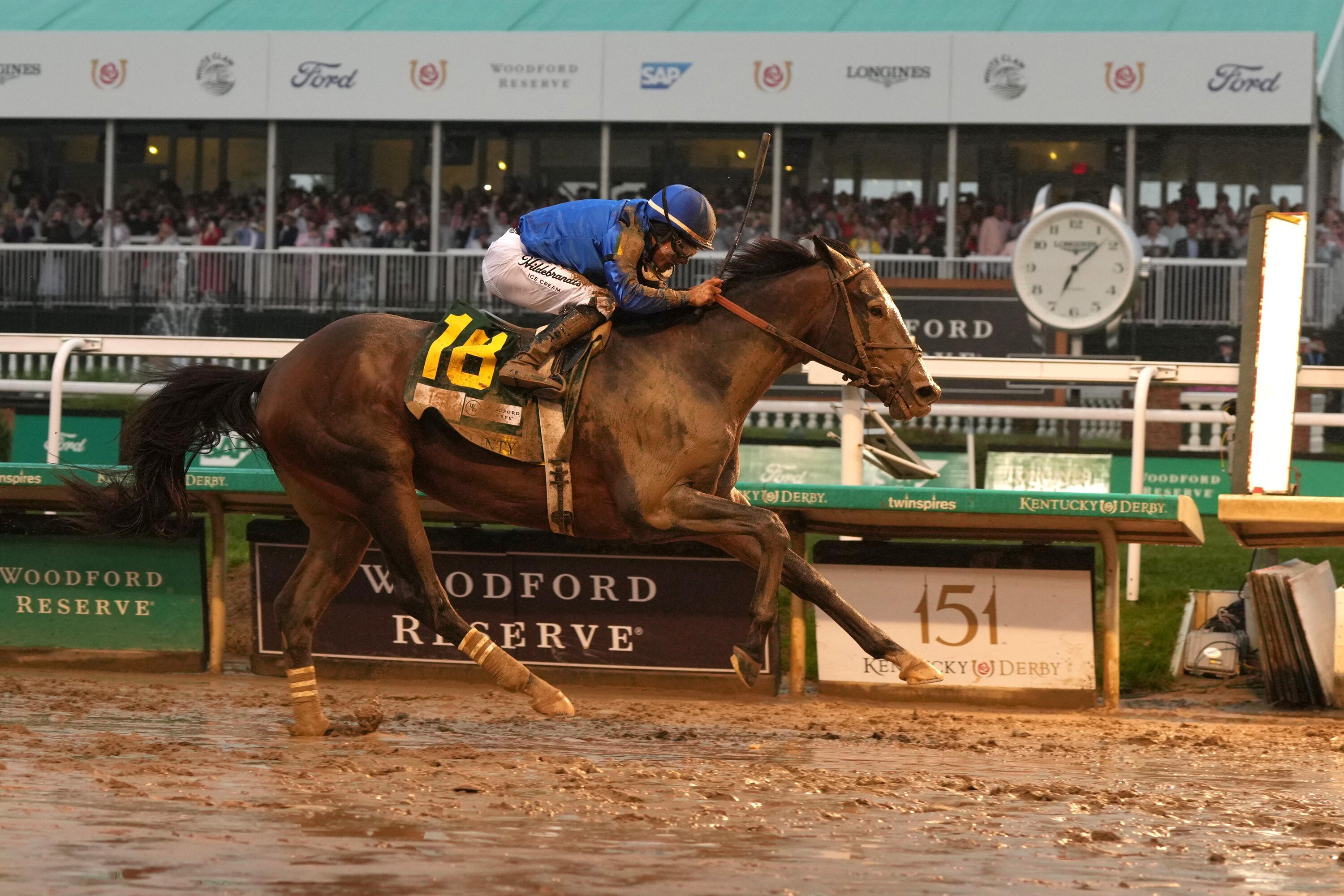 Kentucky Derby 2025 Winner Bill Mott's Sovereignty Celebration, Reaction