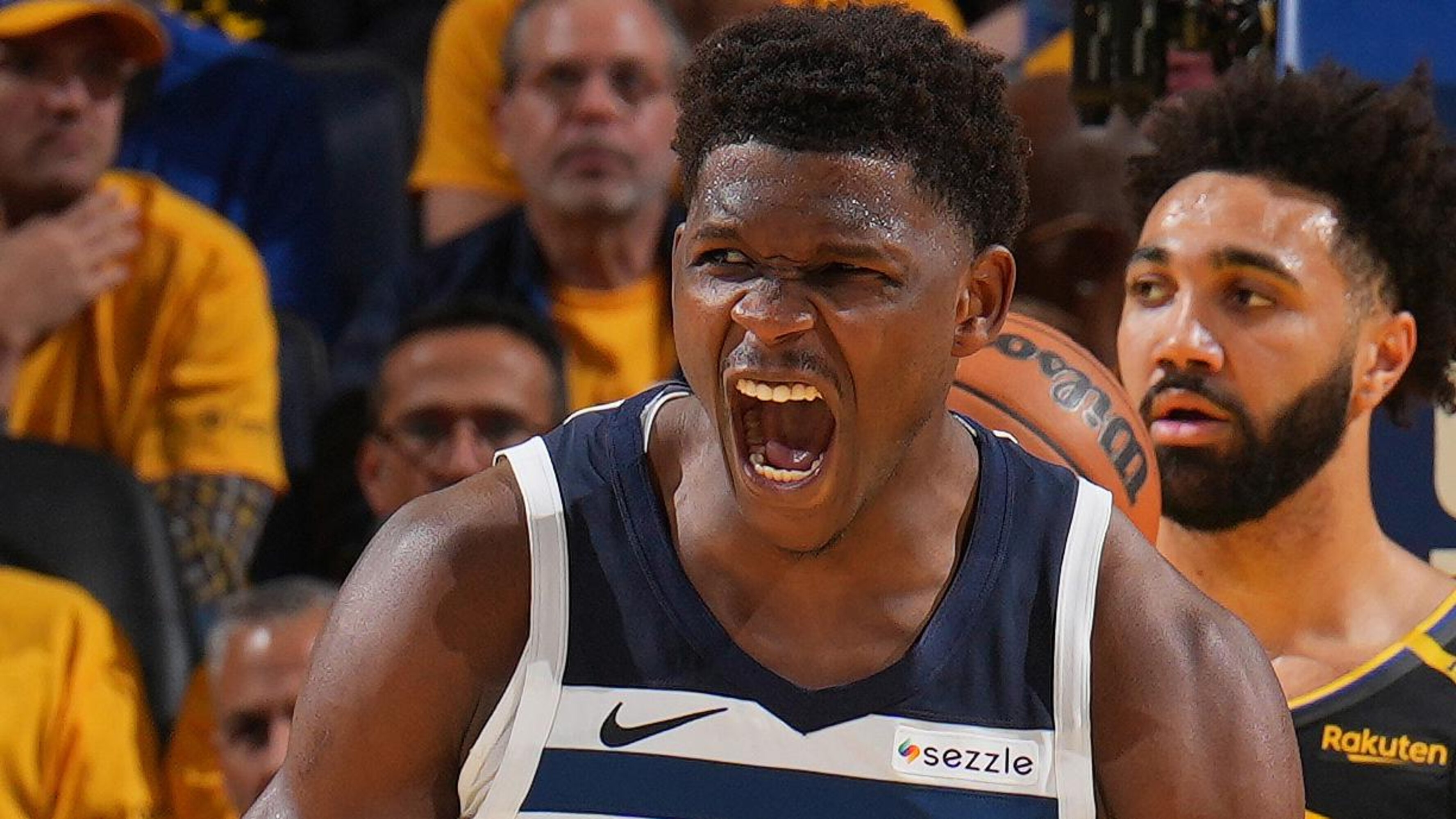 Anthony Edwards Praised by NBA Fans as Wolves Win Game 4 vs. Warriors Without Curry