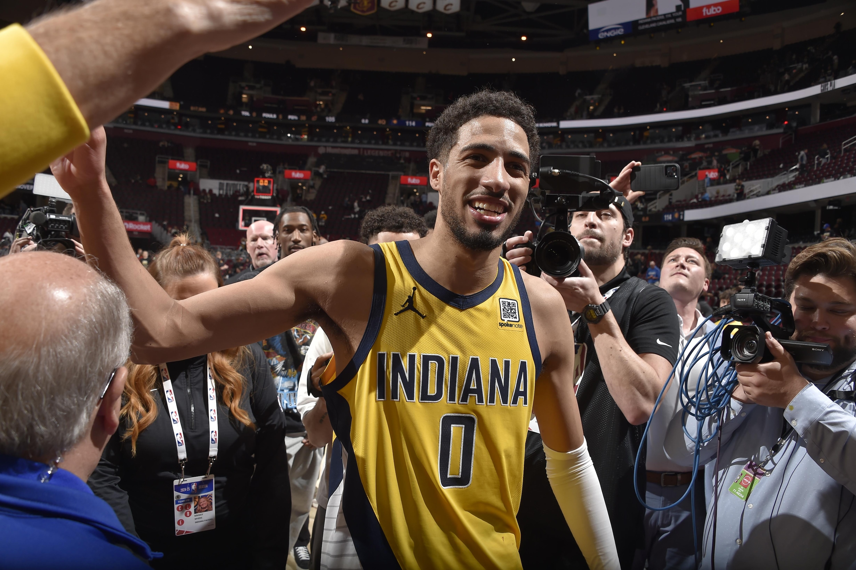 NBA's Tyrese Haliburton to Be Playable Character in WWE 2K25, 1st Photo ...
