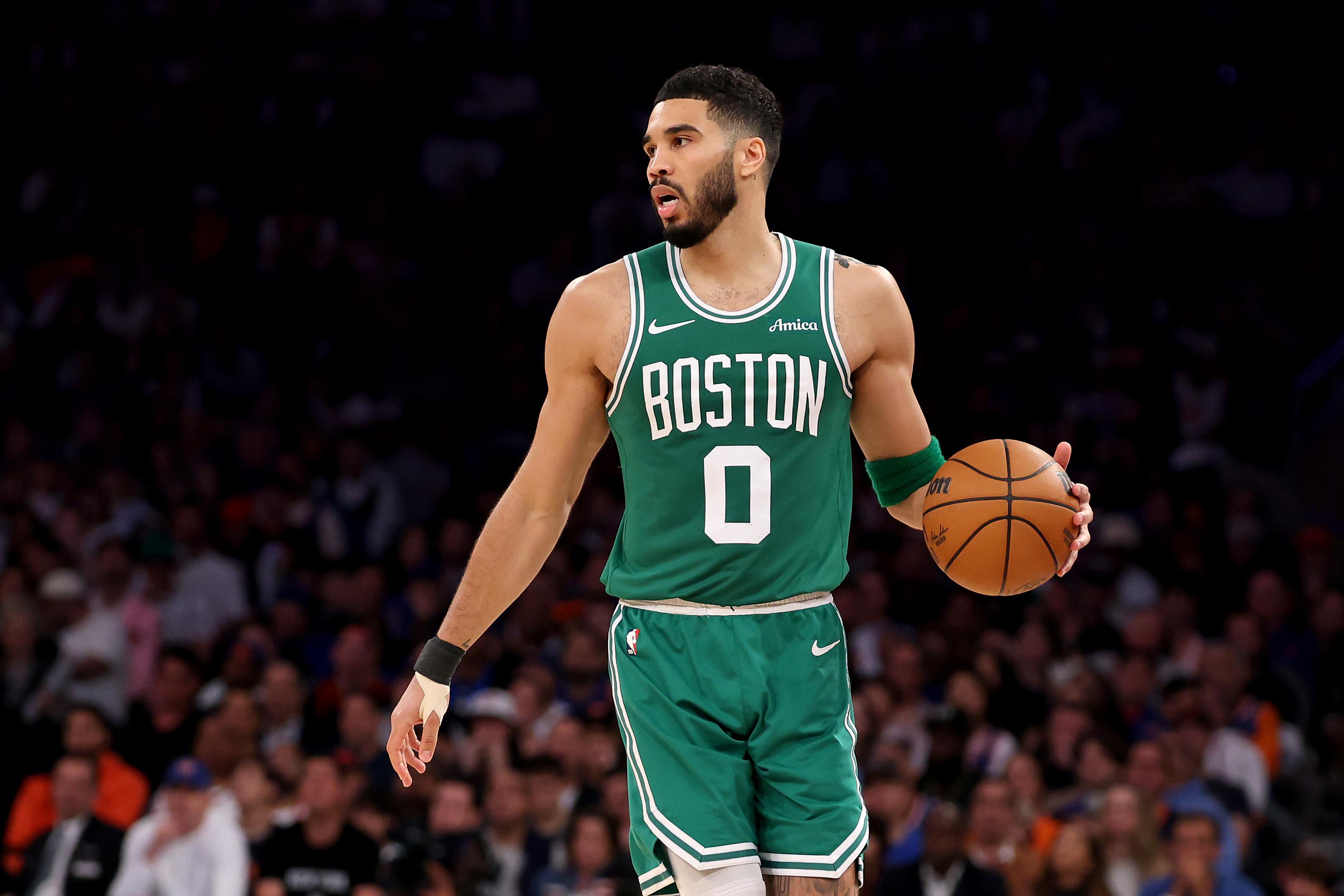 Celtics' Jayson Tatum Posts Pool Rehab Video After Achilles Injury Surgery