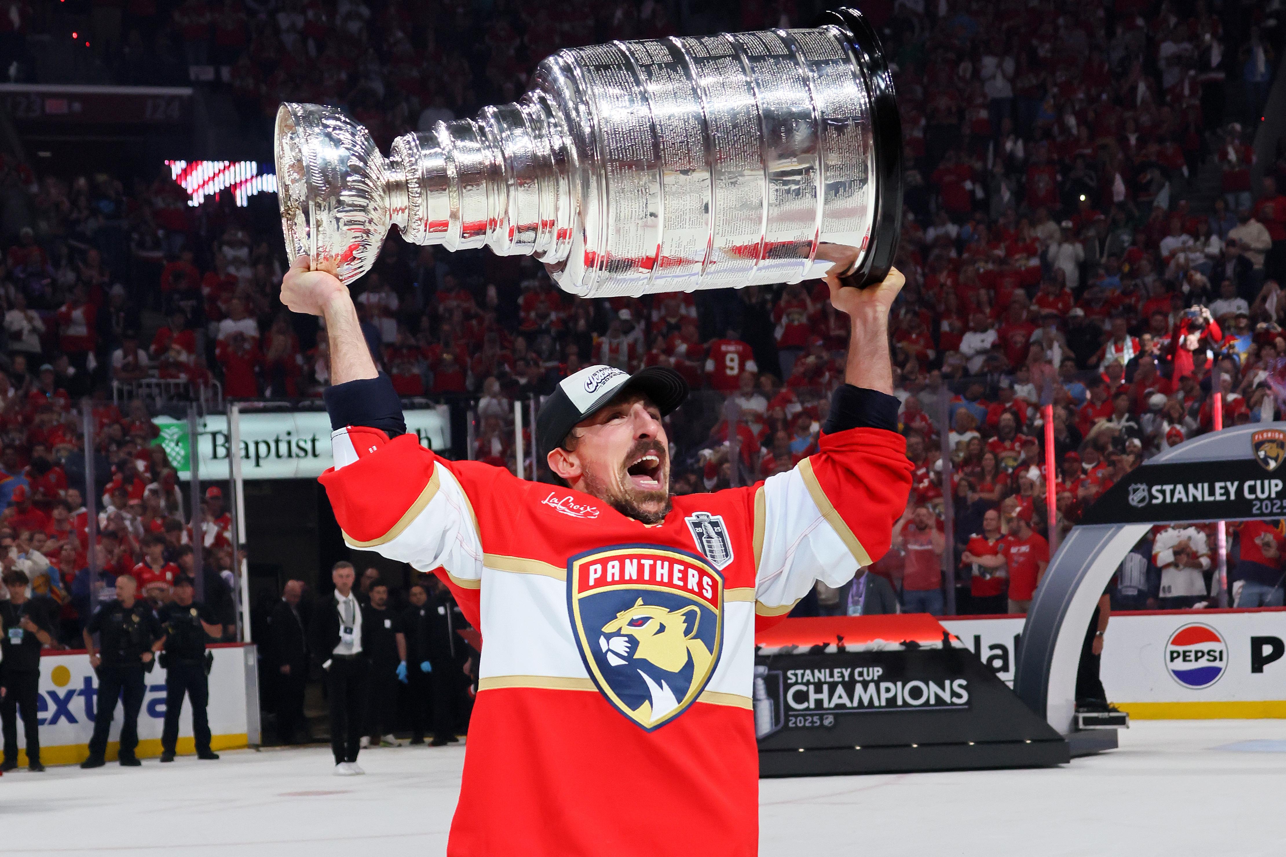 Panthers' Sam Bennett Praises 'Inspiring' Brad Marchand After Stanley Cup Final Win