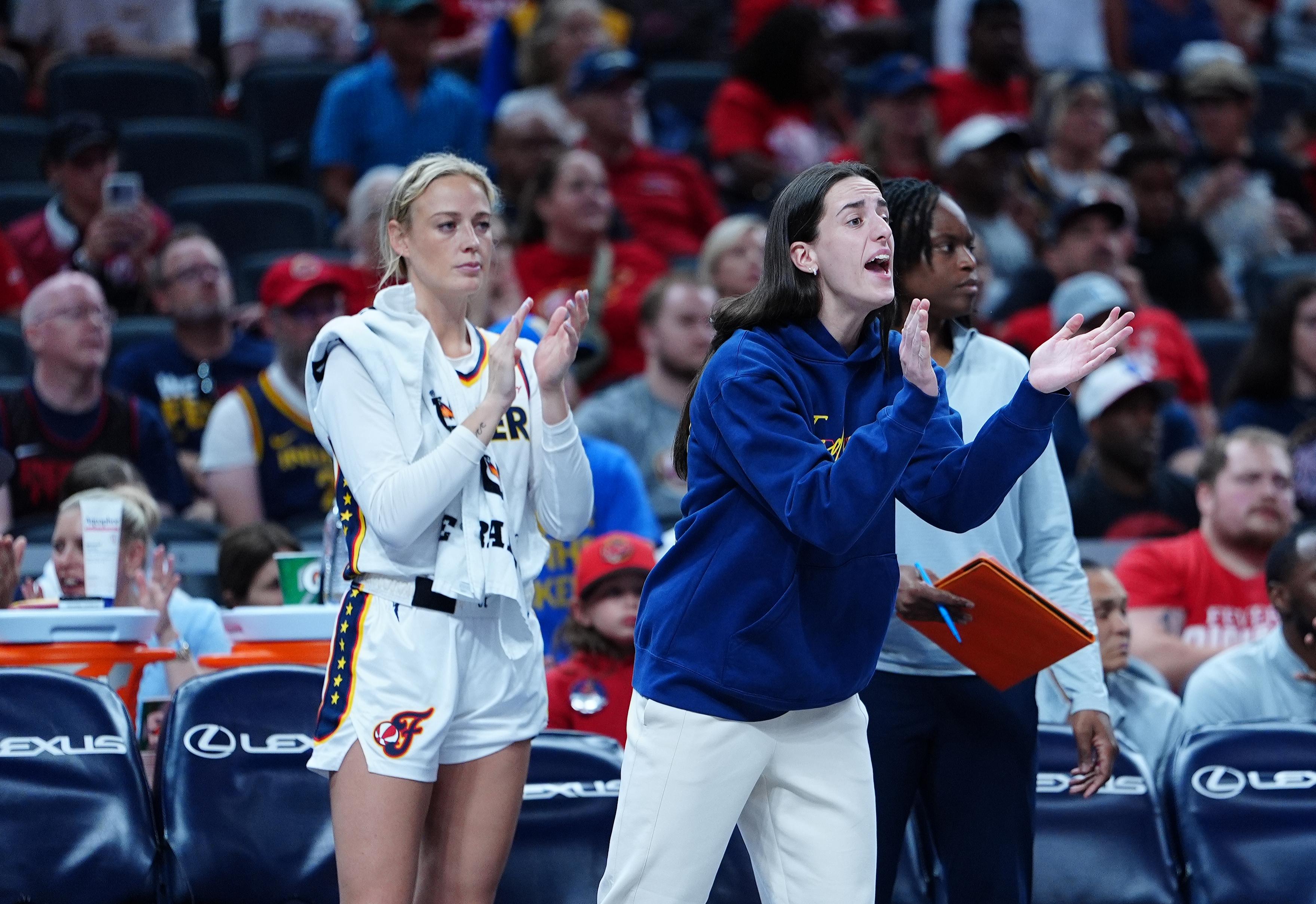 Caitlin Clark Out for Fever vs. Paige Bueckers, Wings with Groin Injury