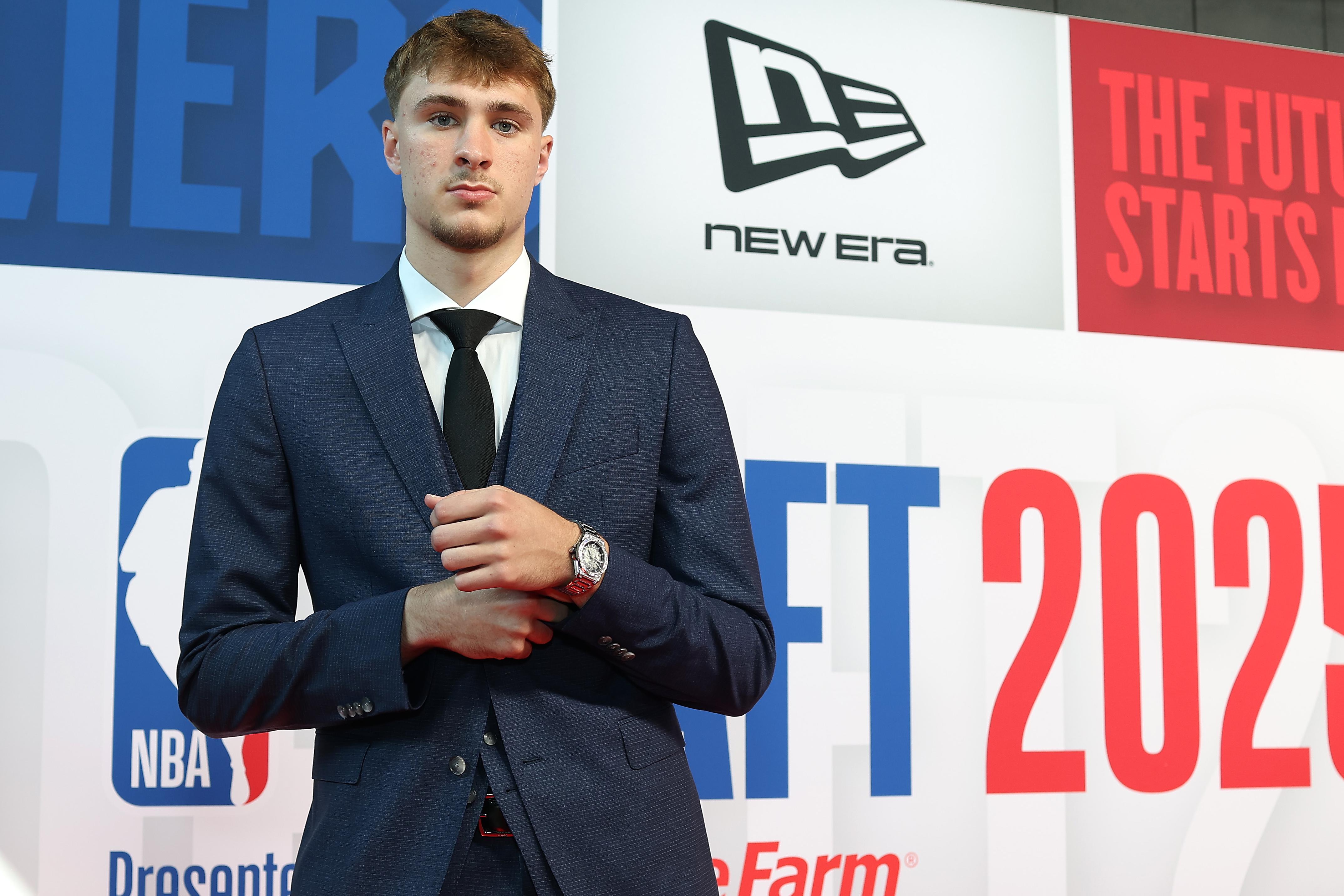 Cooper Flagg, Ace Bailey, More Show Off 2025 NBA Draft Outfits in Videos, Photos