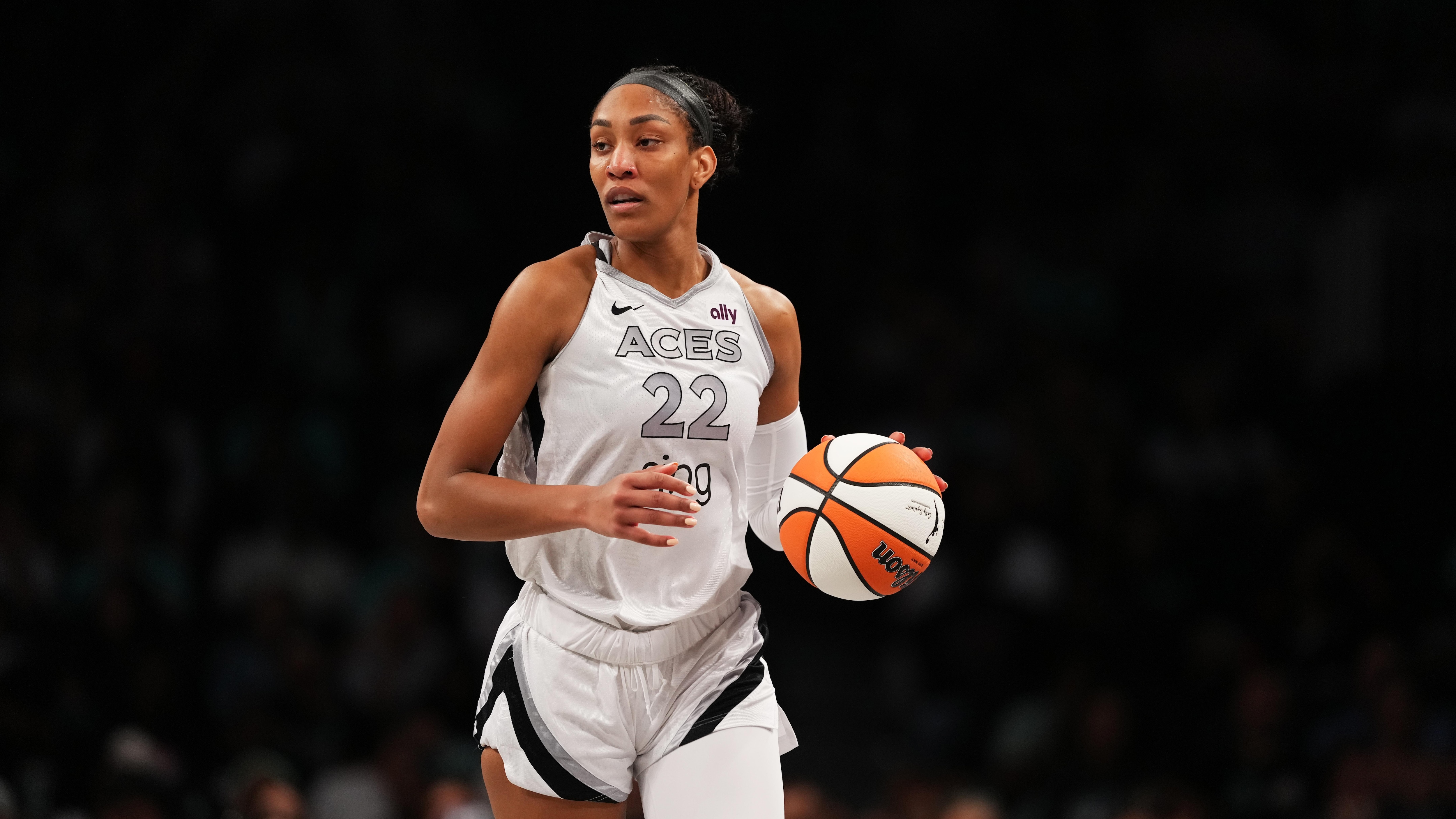 A'ja Wilson Ruled Out with Wrist Injury After Hard Fall in Aces vs. Liberty