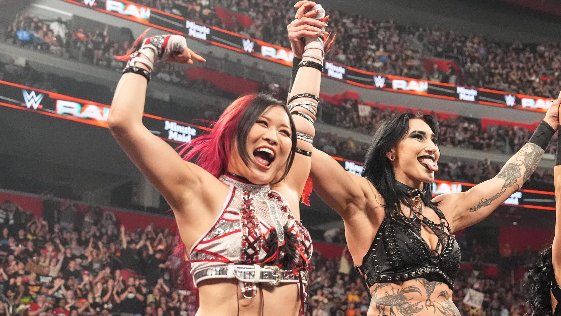 Rhea Ripley, Iyo Sky Beat Asuka, Kairi Sane at WWE Crown Jewel 2025