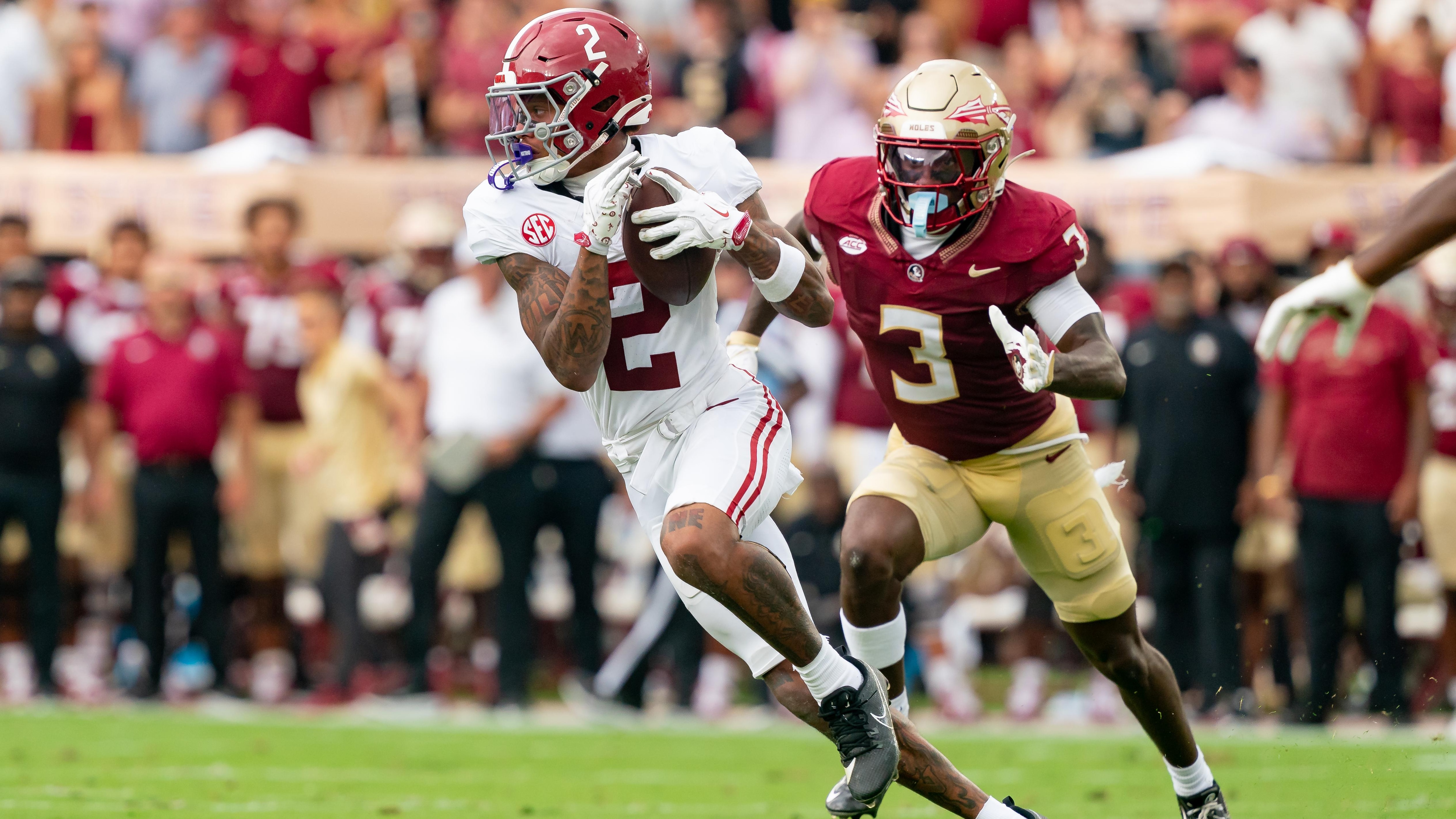 Alabama's Ryan Williams Exits with Concussion After Big Hit from FSU DB