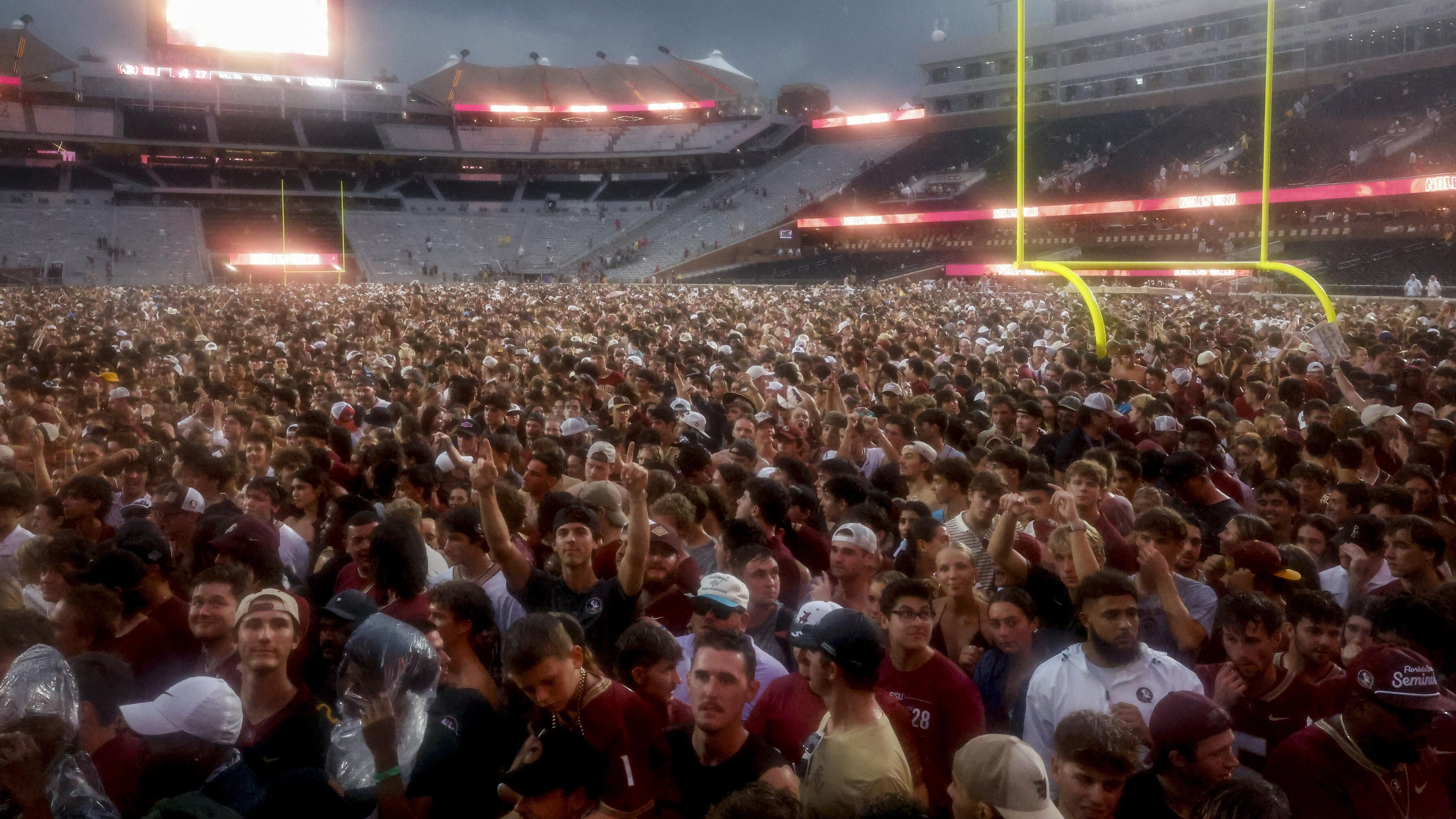 FSU $50K Fine Expected for Fans Storming Field After Alabama Win ...