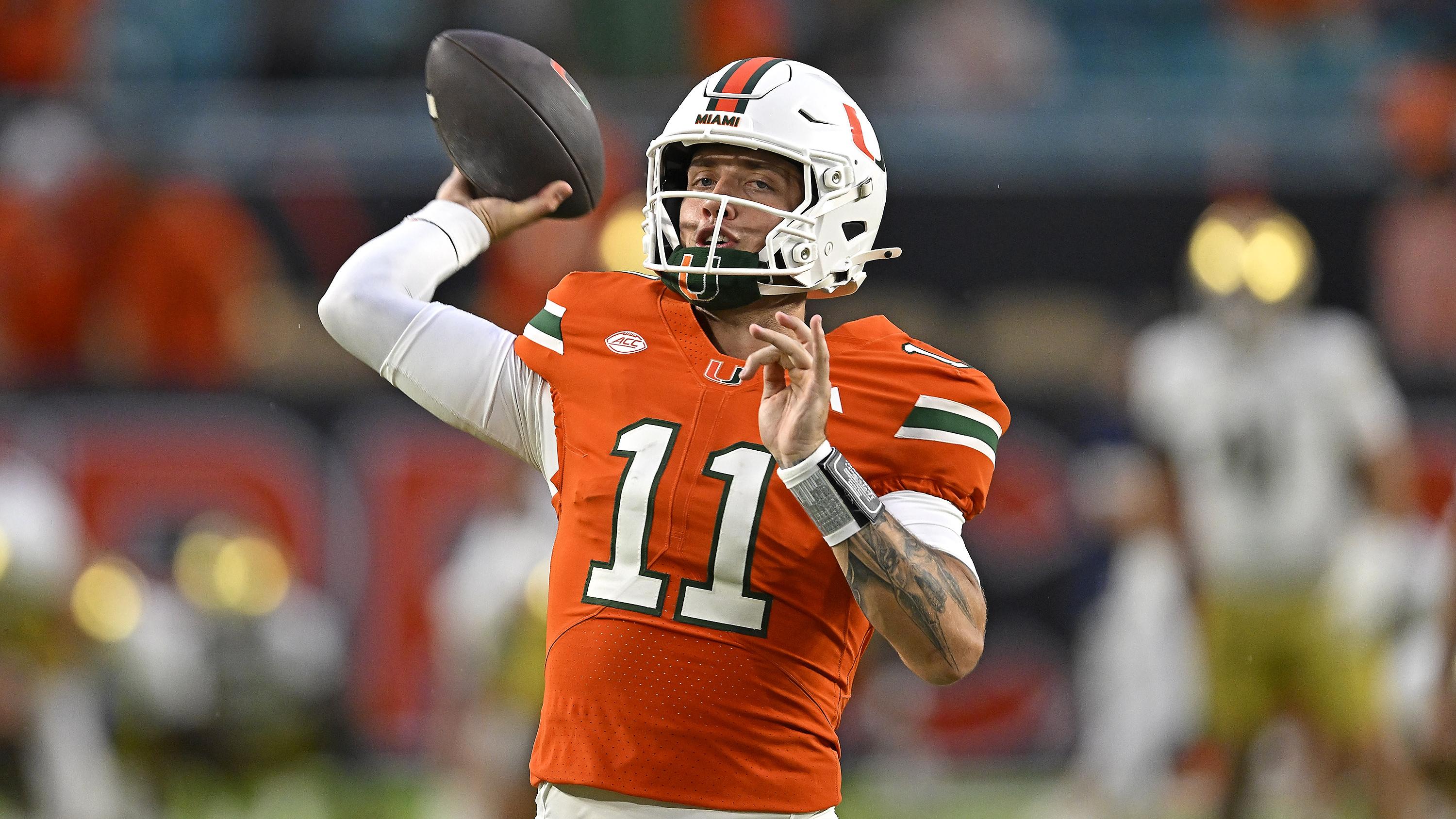 Carson Beck Was 'Nervous' on GW Kick in Miami's 1st Win vs. AP Top-10 Team Since 2017