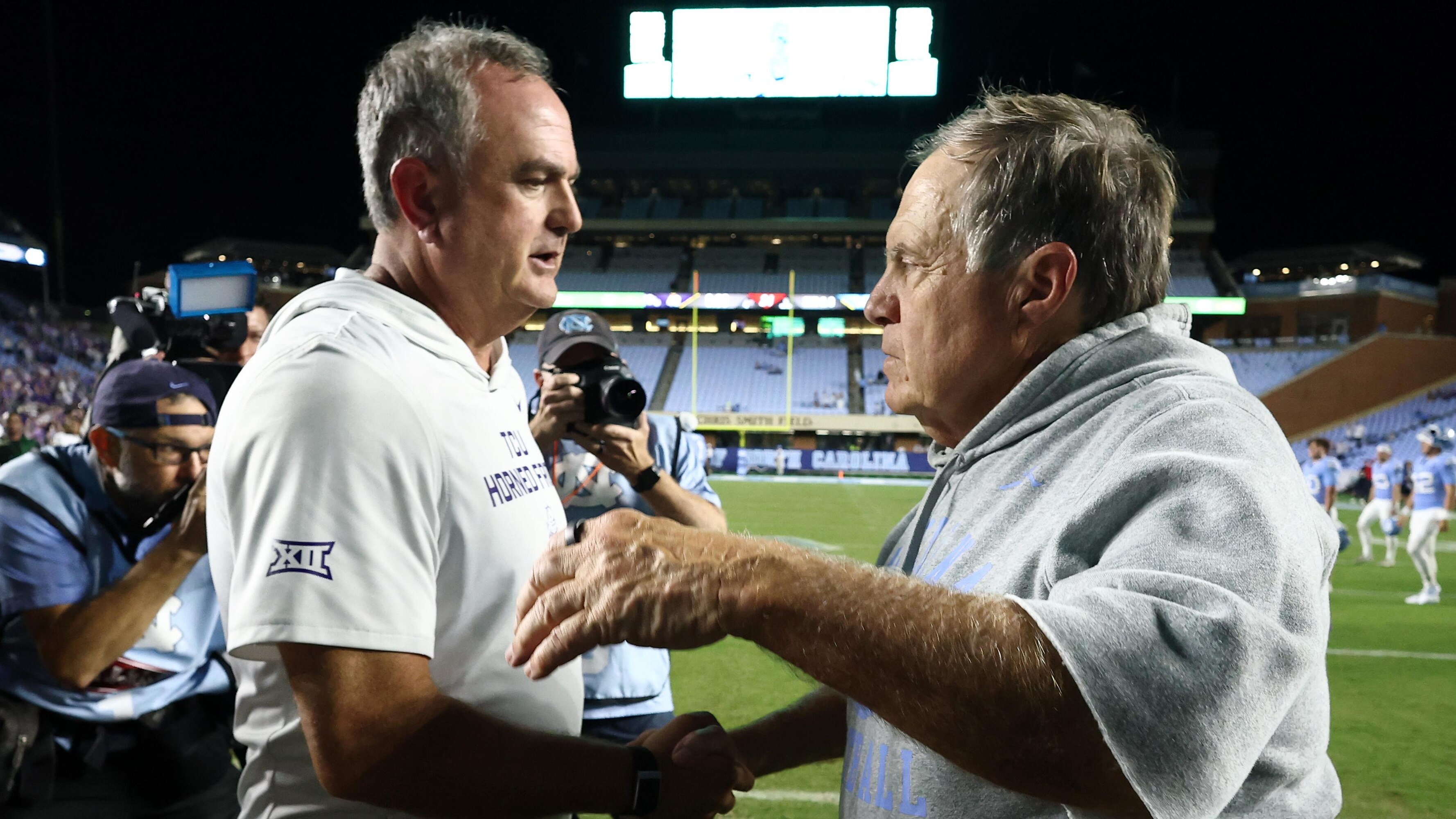 Bill Belichick Credits TCU in UNC Loss, 'They Just Outplayed Us, They ...