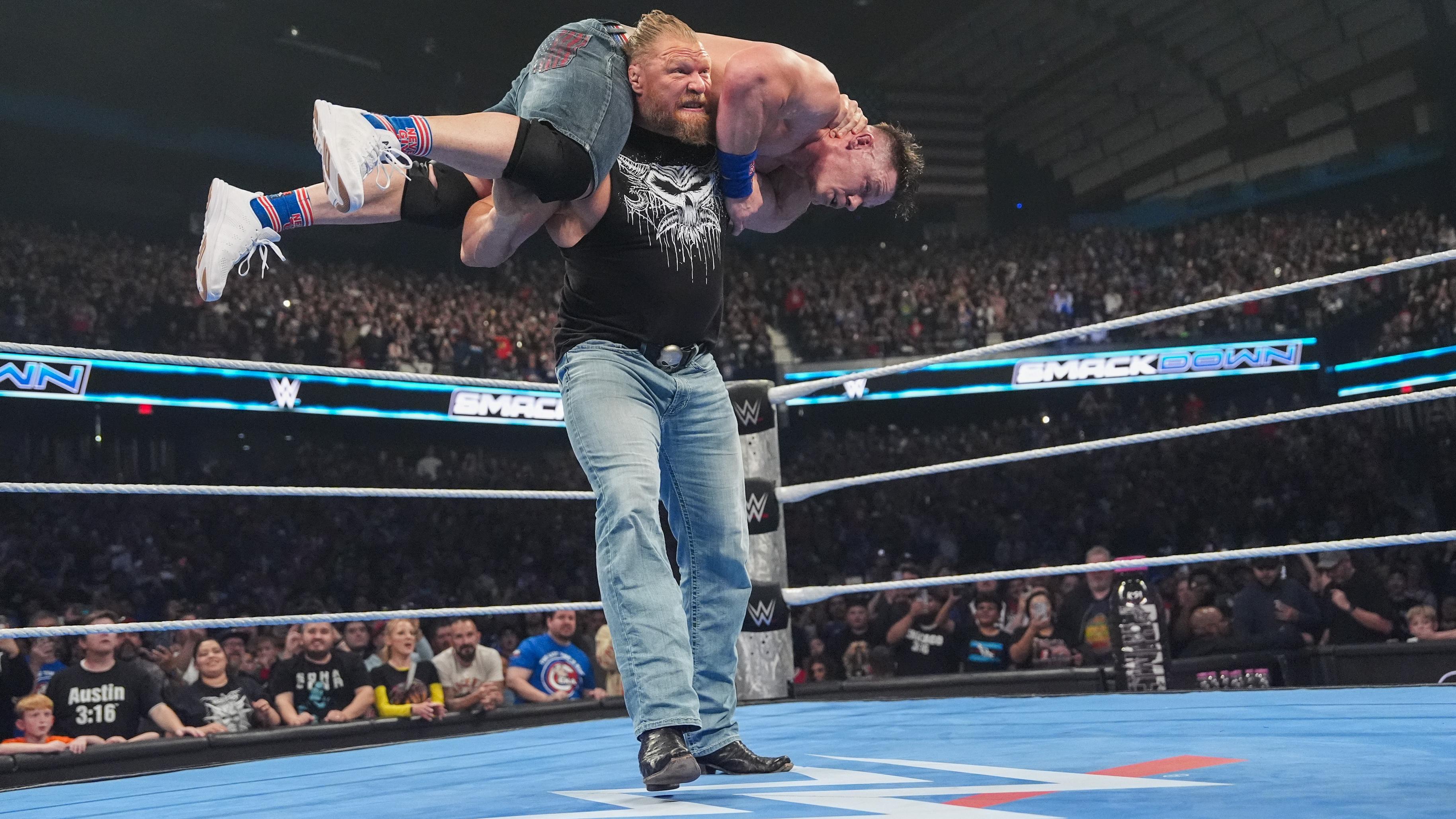 John Cena vs. Brock Lesnar Historic WWE Match to Kick Off ...