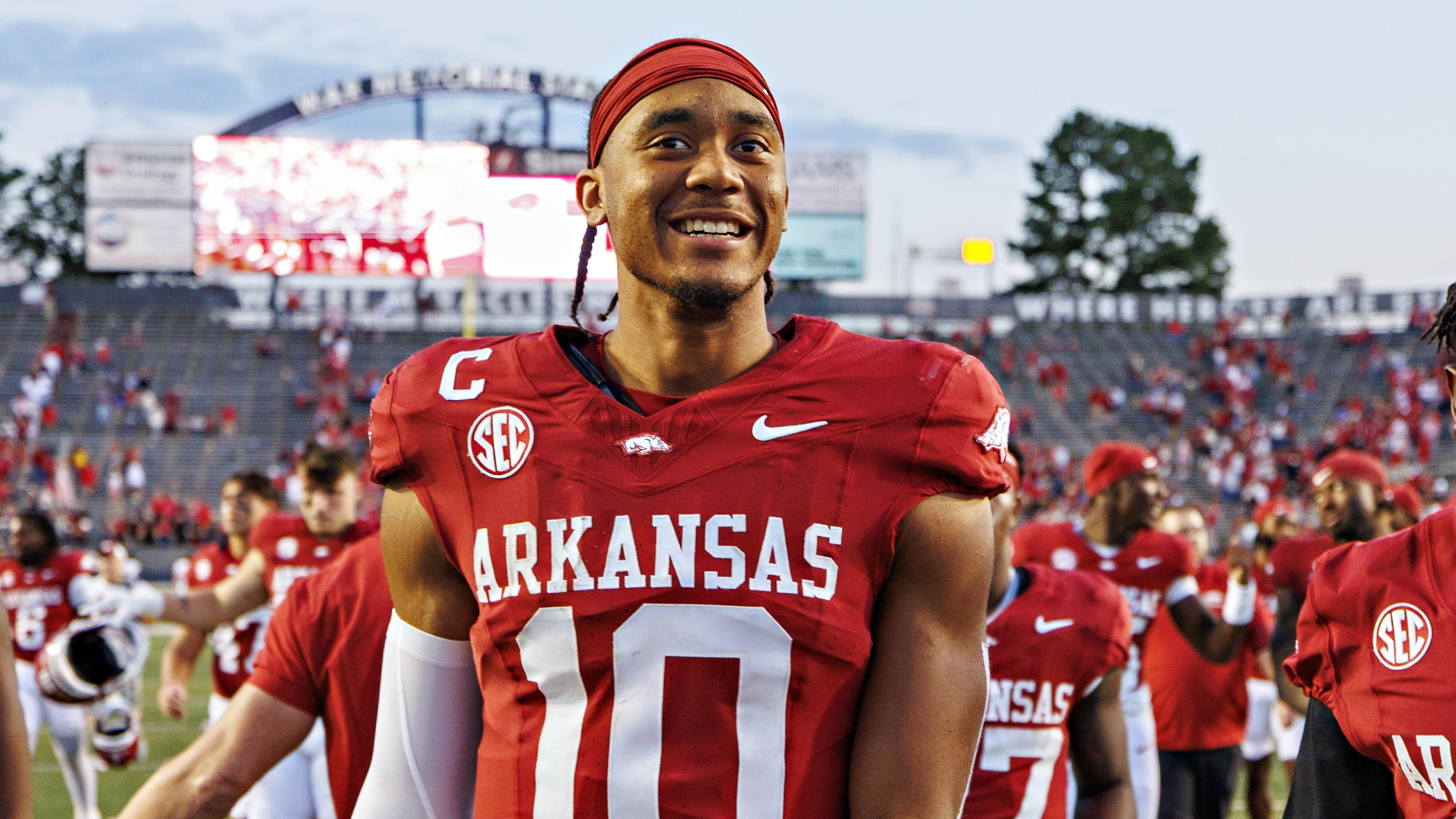 NFL Draft 2026 Scouting Report for Arkansas QB Taylen Green