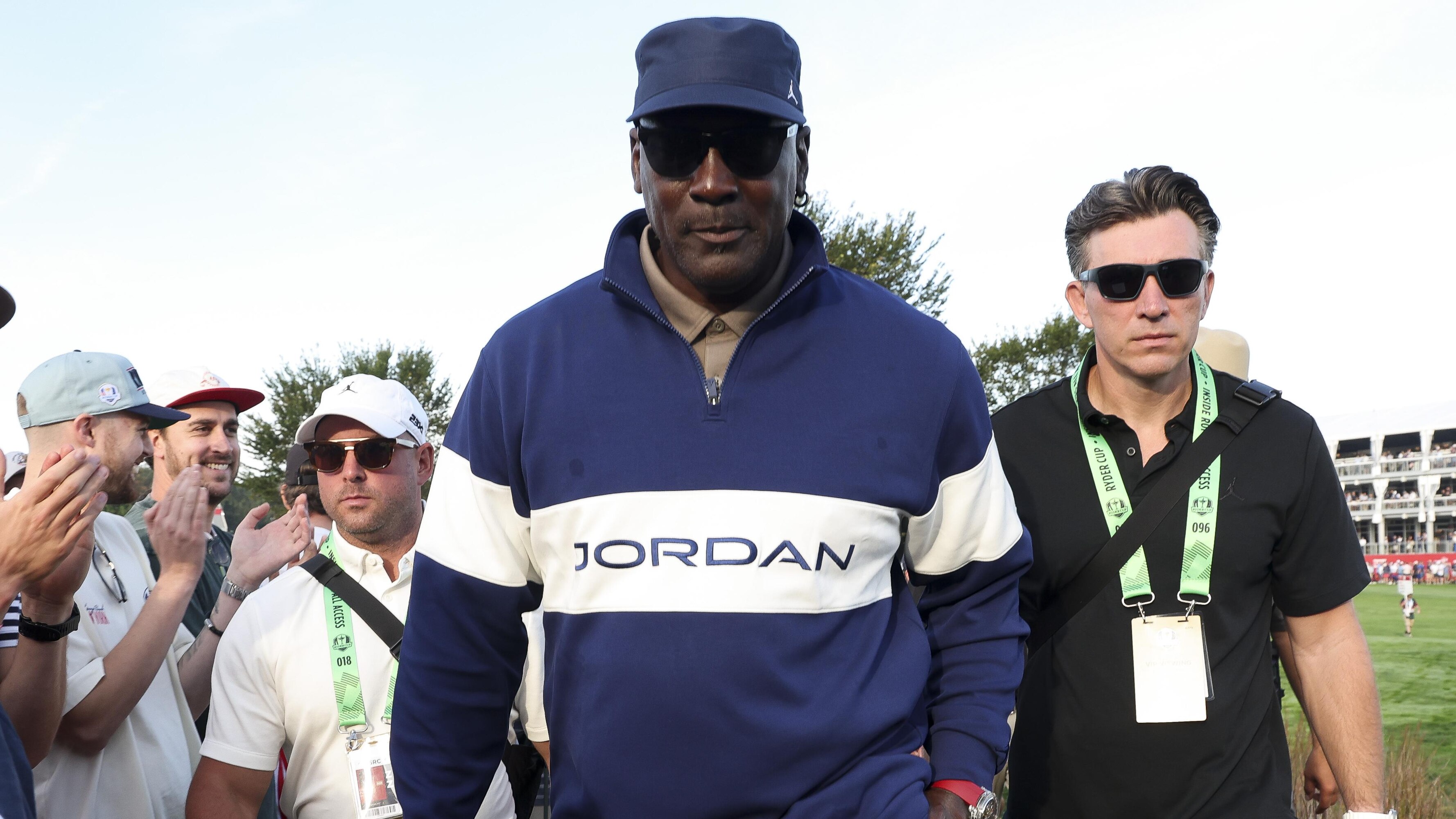 Michael Jordan, Cooper Flagg Link Up in Photo at 2025 Ryder Cup