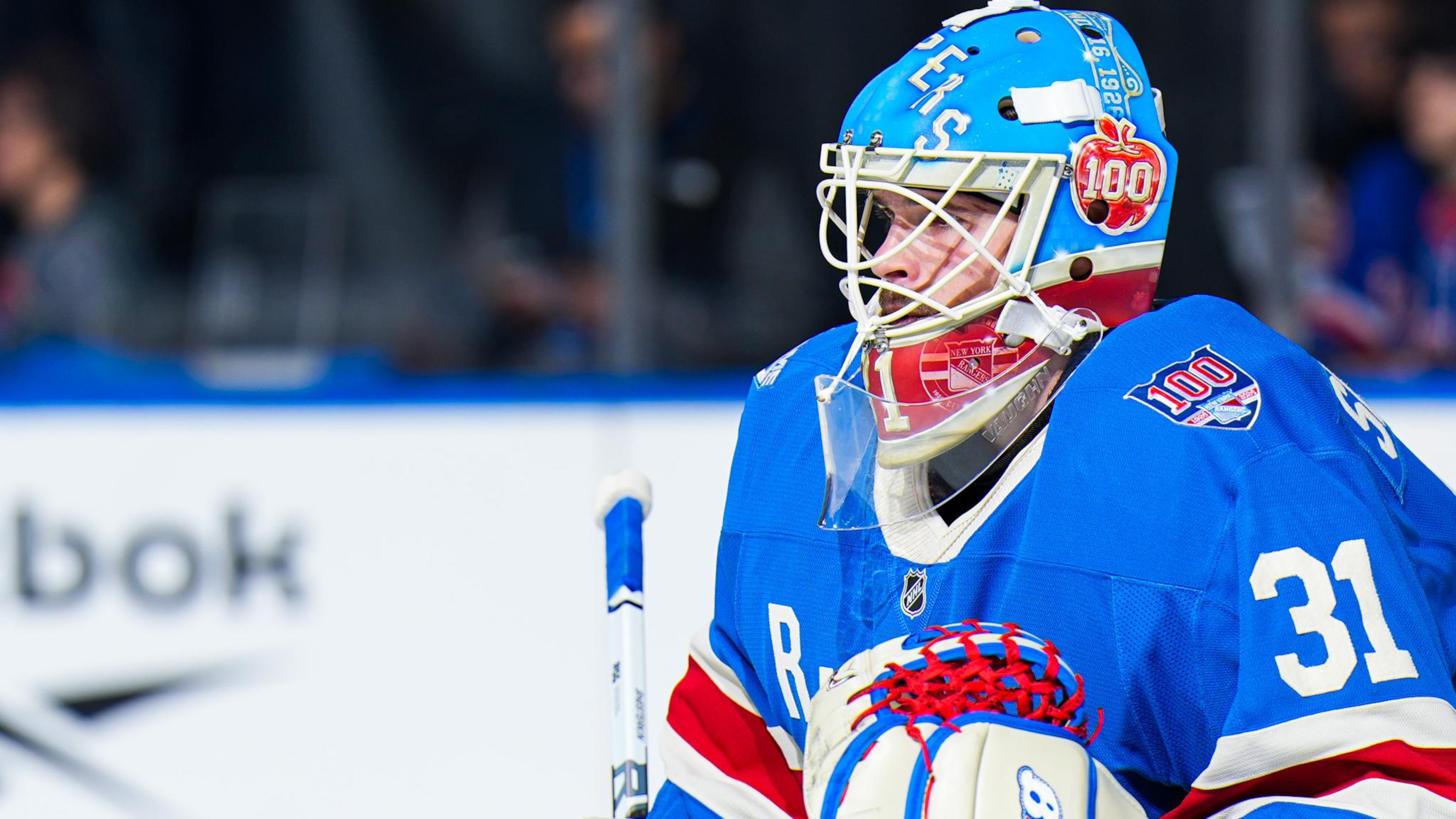 Igor Shesterkin's Mask, Goalie Gear for Rangers' Centennial Season Revealed in Photos