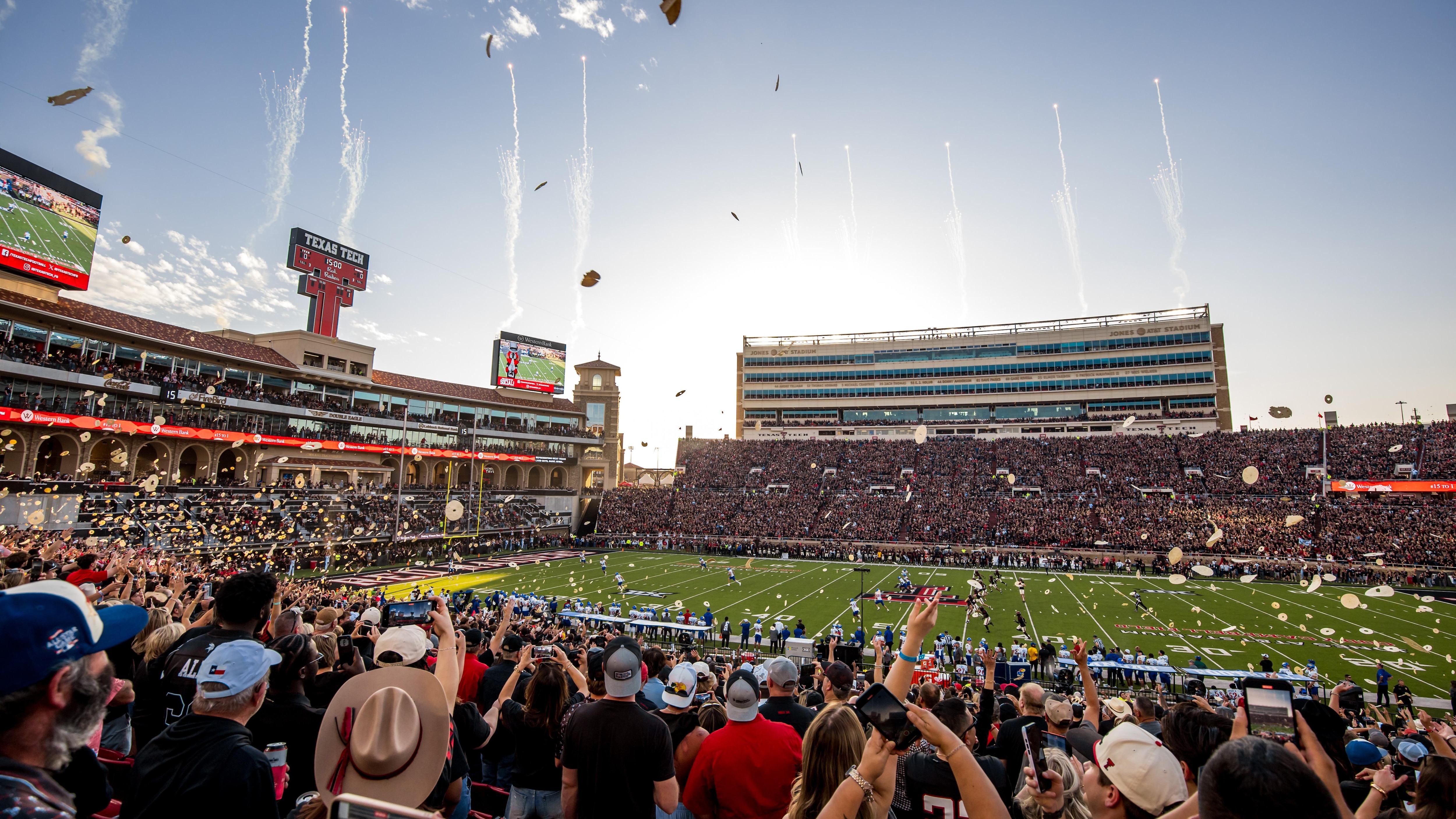 Texas Tech Fined $25K After Fans Threw Tortillas on Field During Win over Kansas