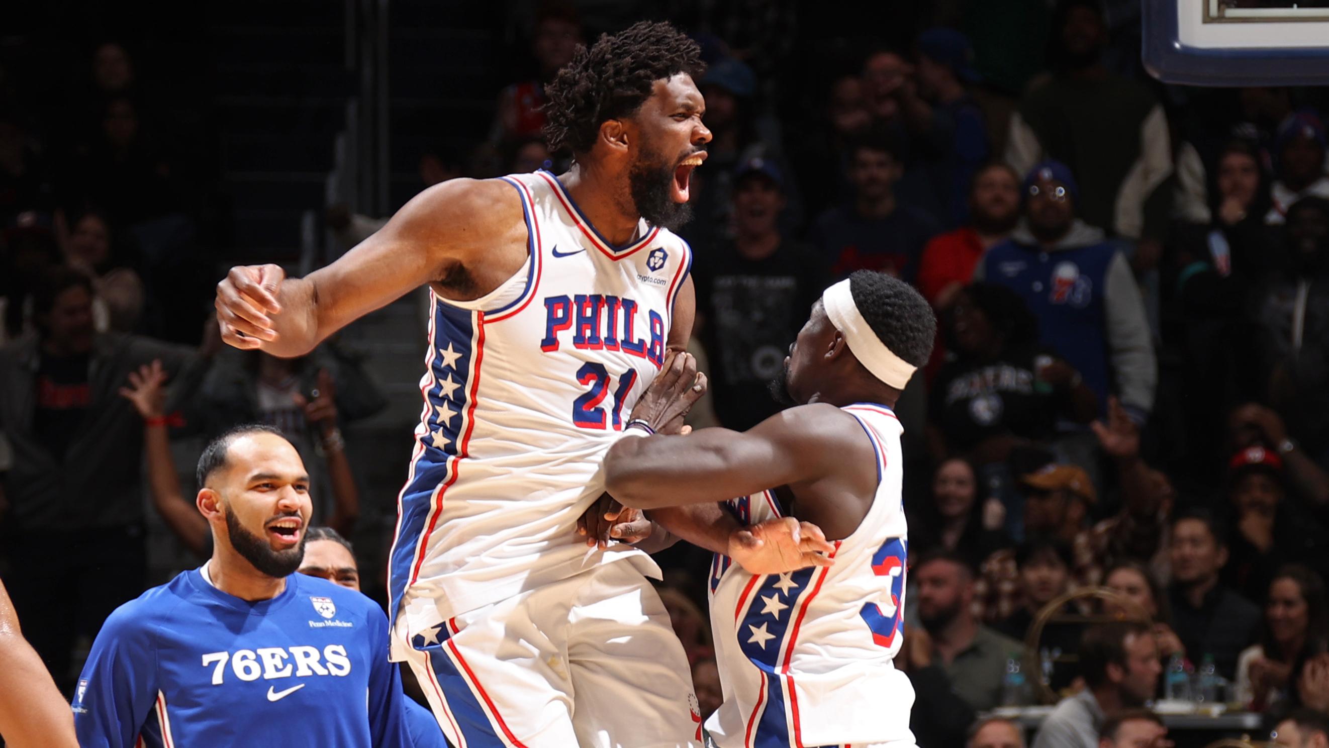 Joel Embiid Trolls Wizards Fans with DX Chop Celebration in Video After ...