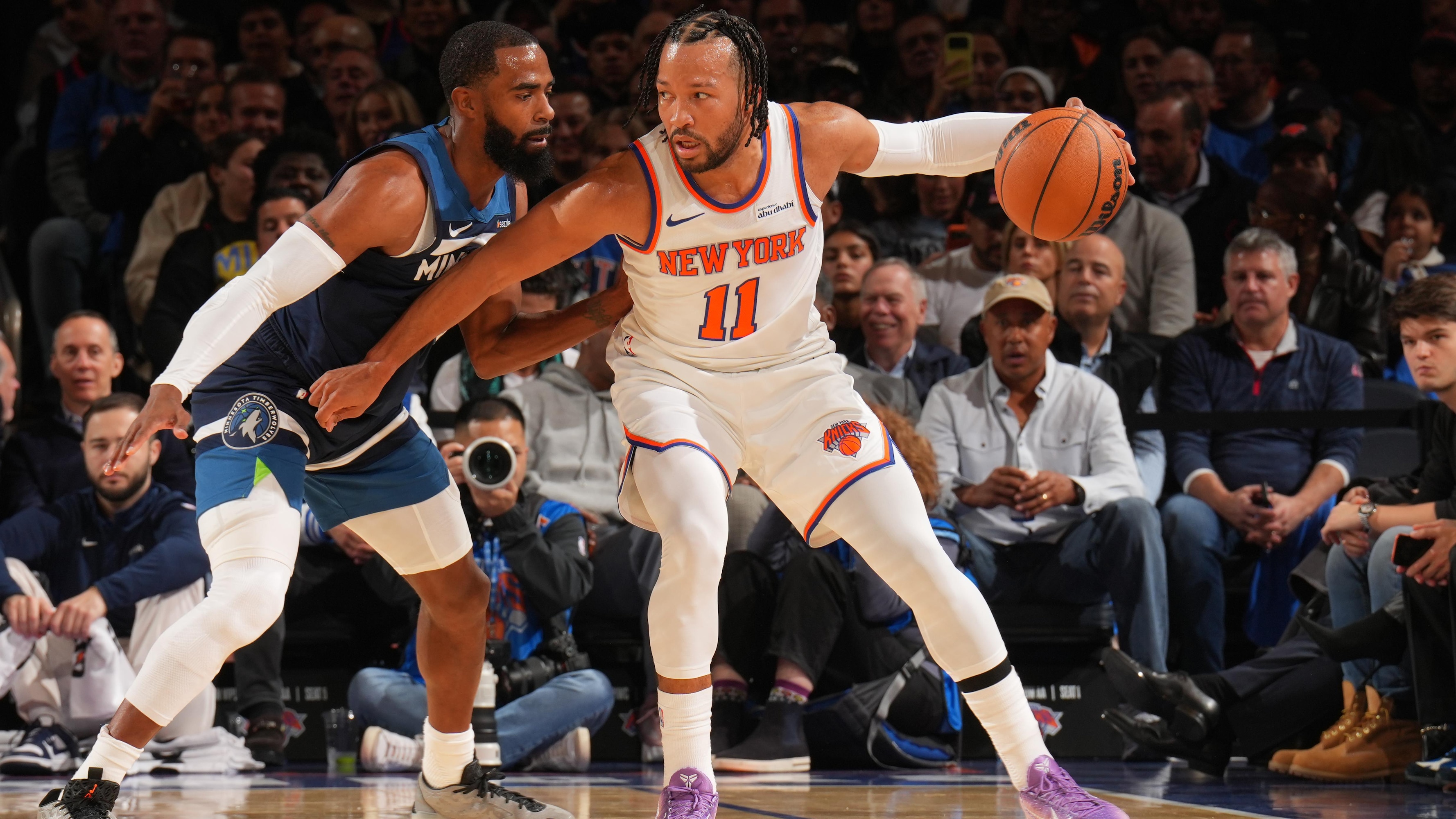 Jalen Brunson, Knicks Impress Fans in Win vs. Wolves in Anthony Edwards ...