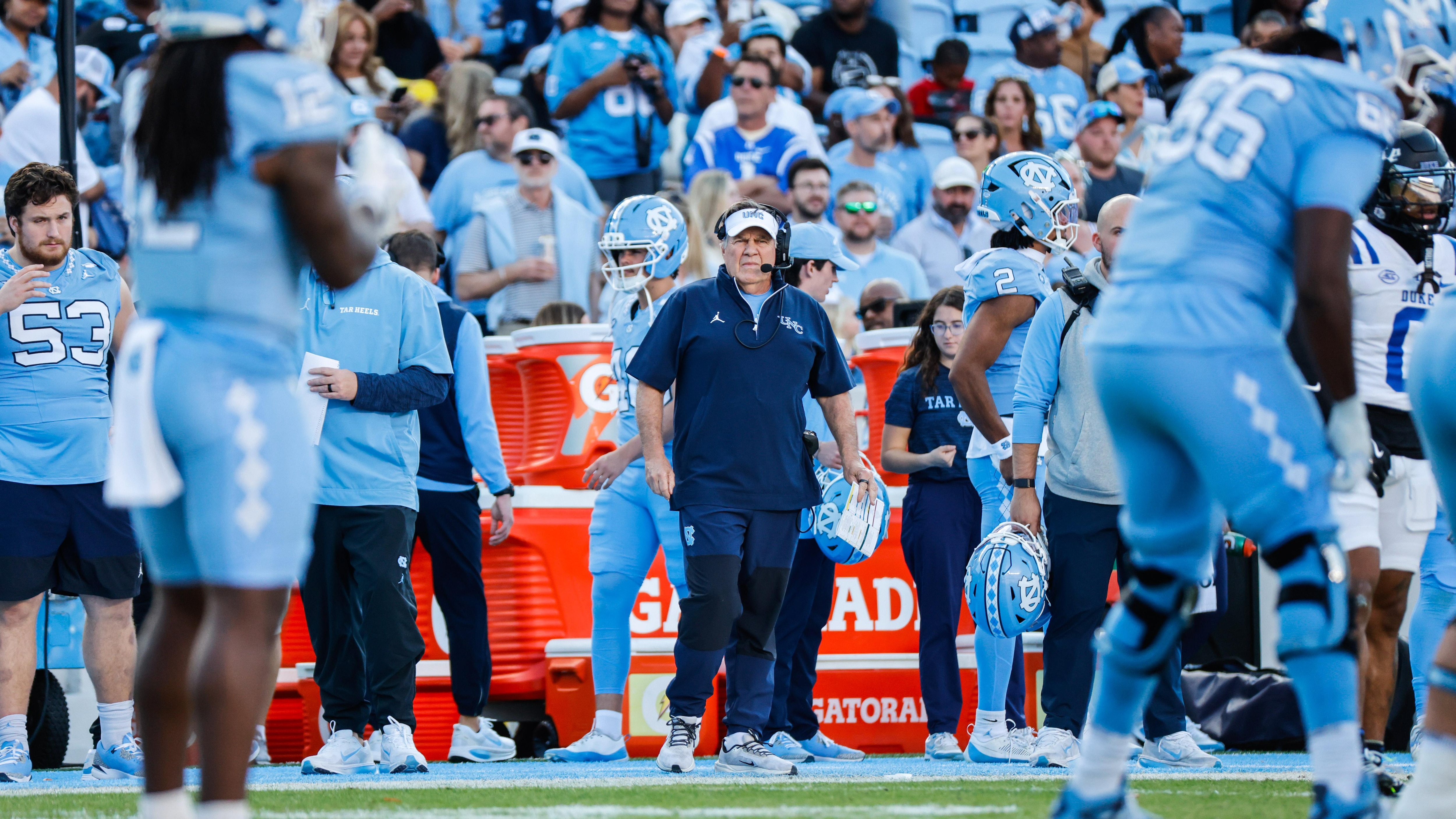 Bill Belichick Ripped by Fans as UNC Drops to 4-7 with Rivalry Loss to Duke