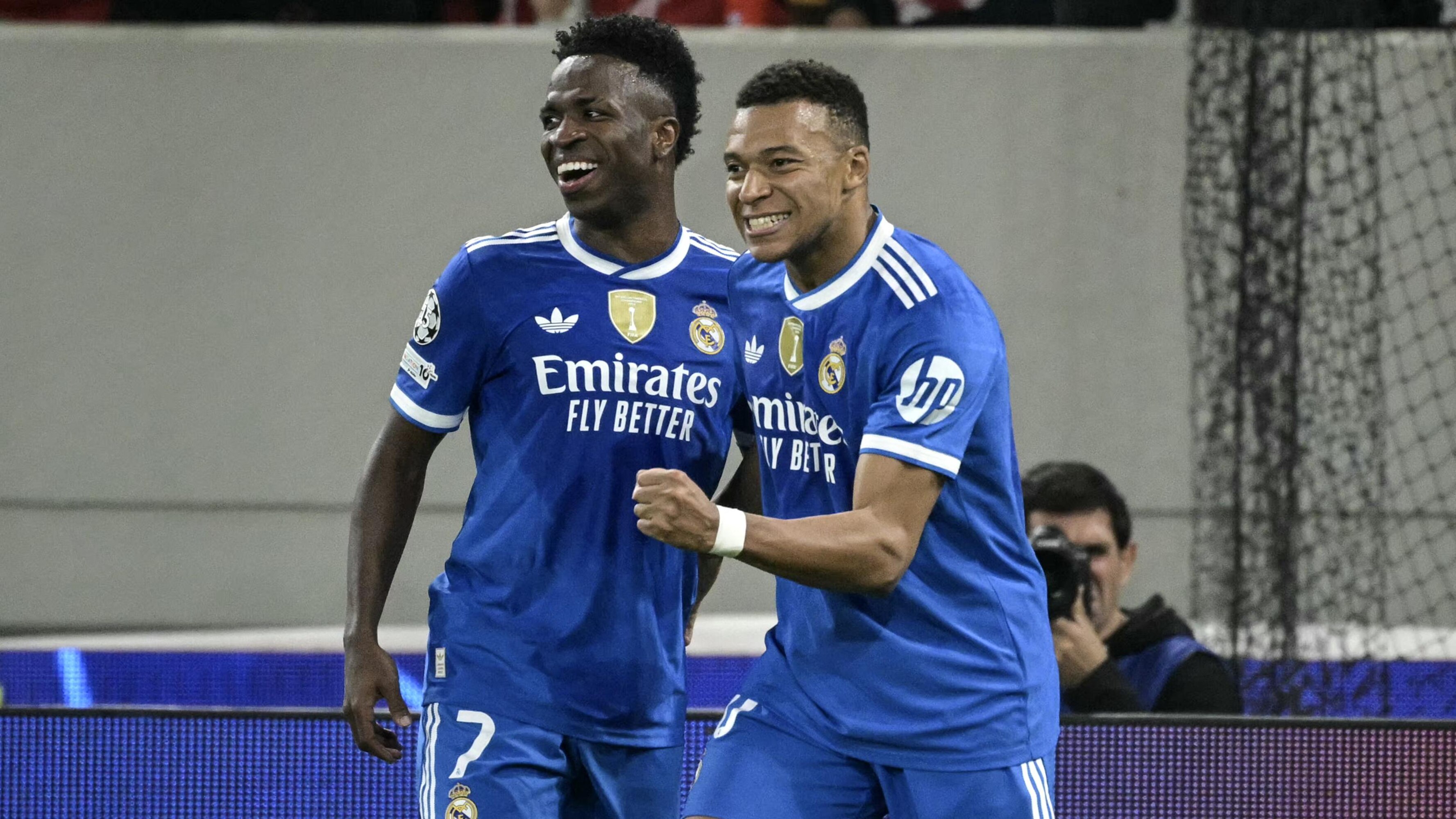 Watch Kylian Mbappe Score 1st-Half Hat Trick for Real Madrid in UCL vs ...