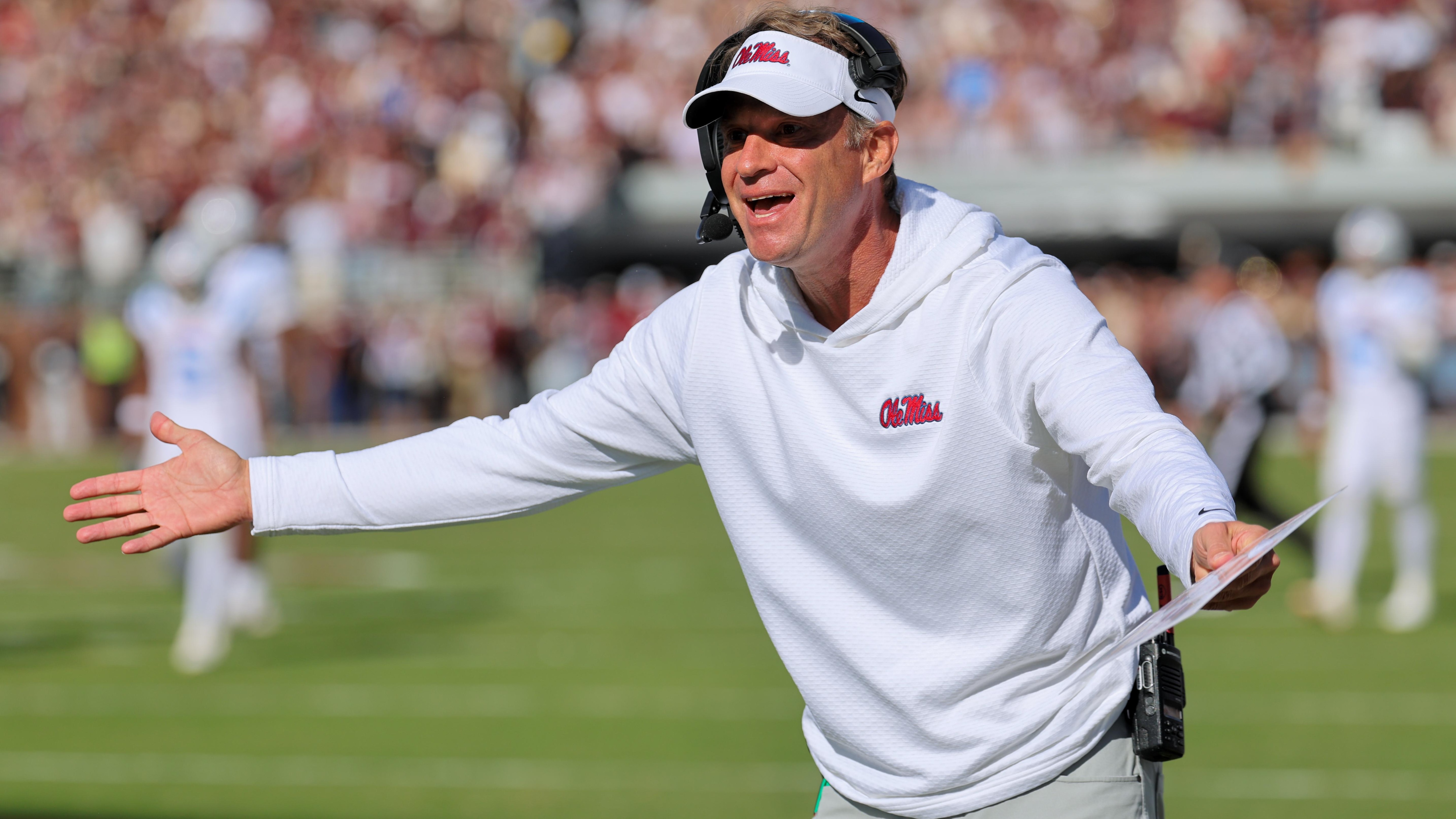 Lane Kiffin Trolls Nick Saban, 'College GameDay' for Ole Miss vs ...