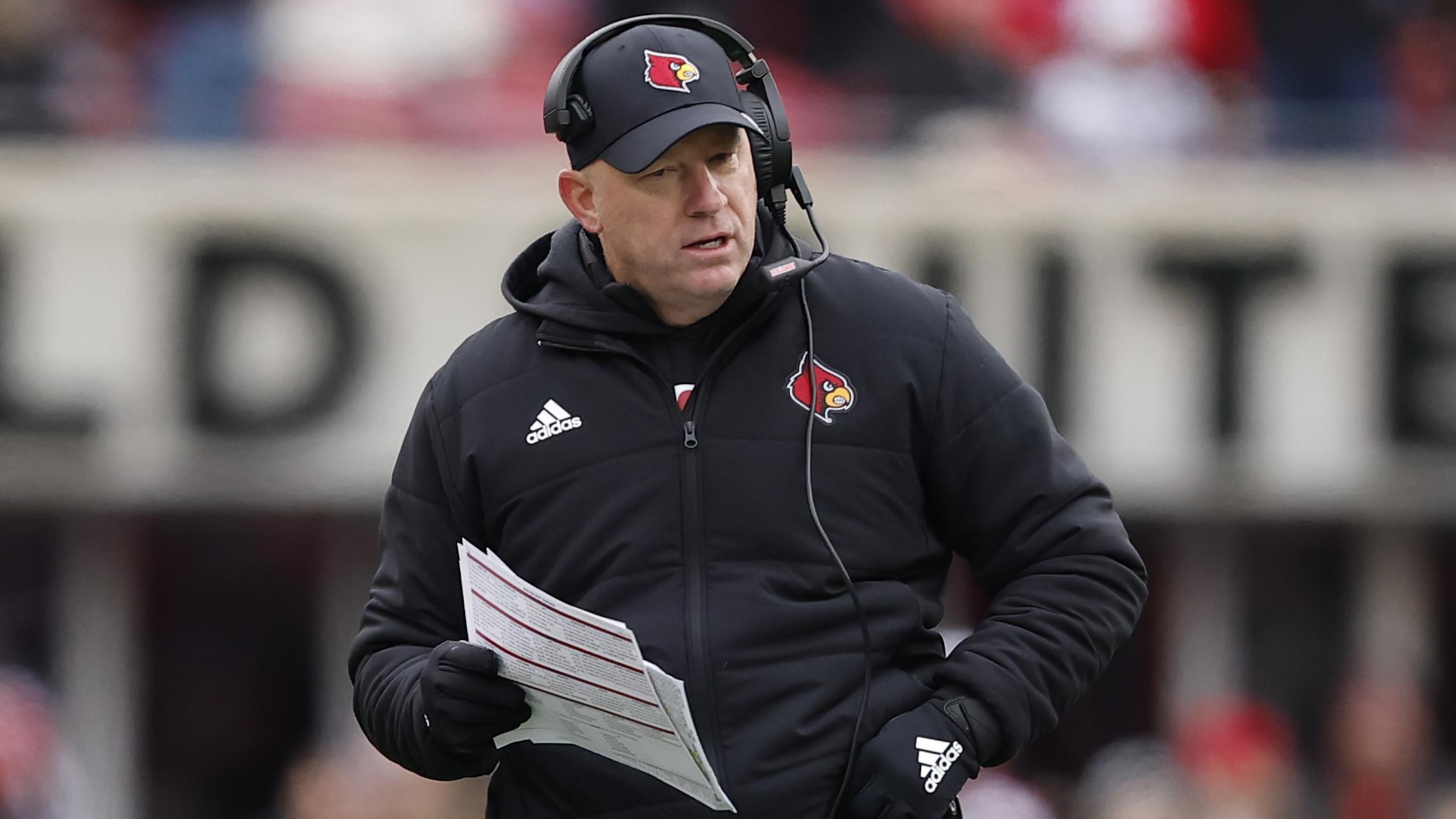 Jeff Brohm Reacts to Michigan HC Rumors After Louisville's Bowl Win vs ...