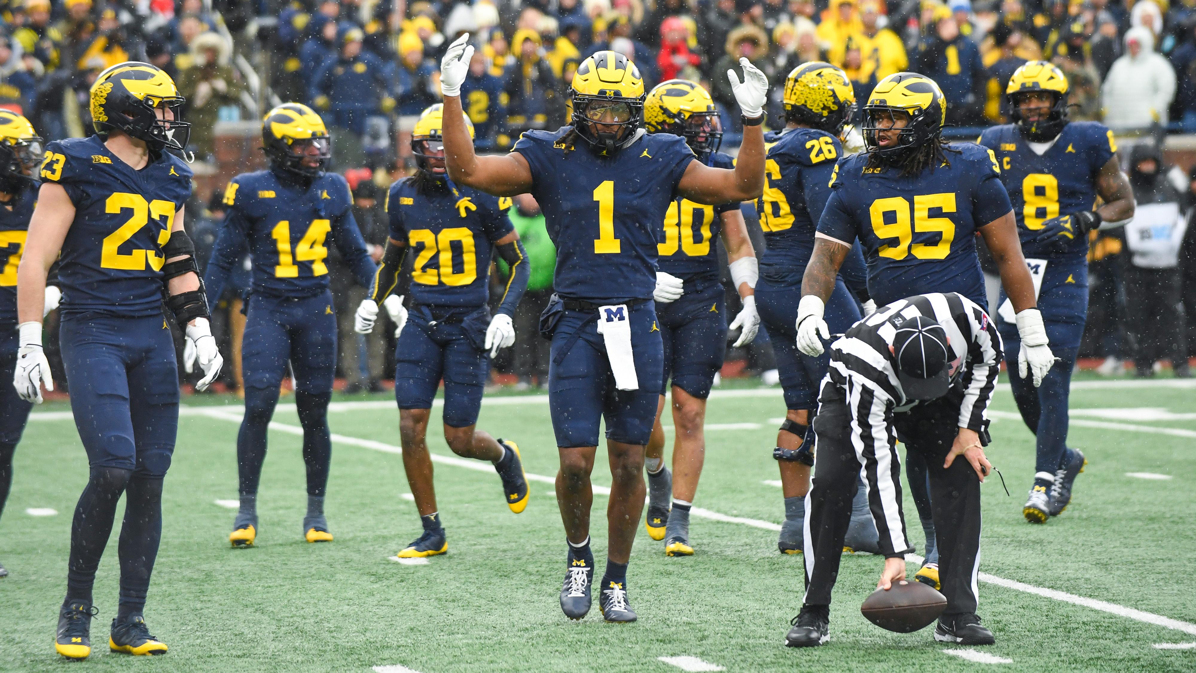 Michigan Players Defend Midfield Logo on Video After Loss to No. 1 OSU ...