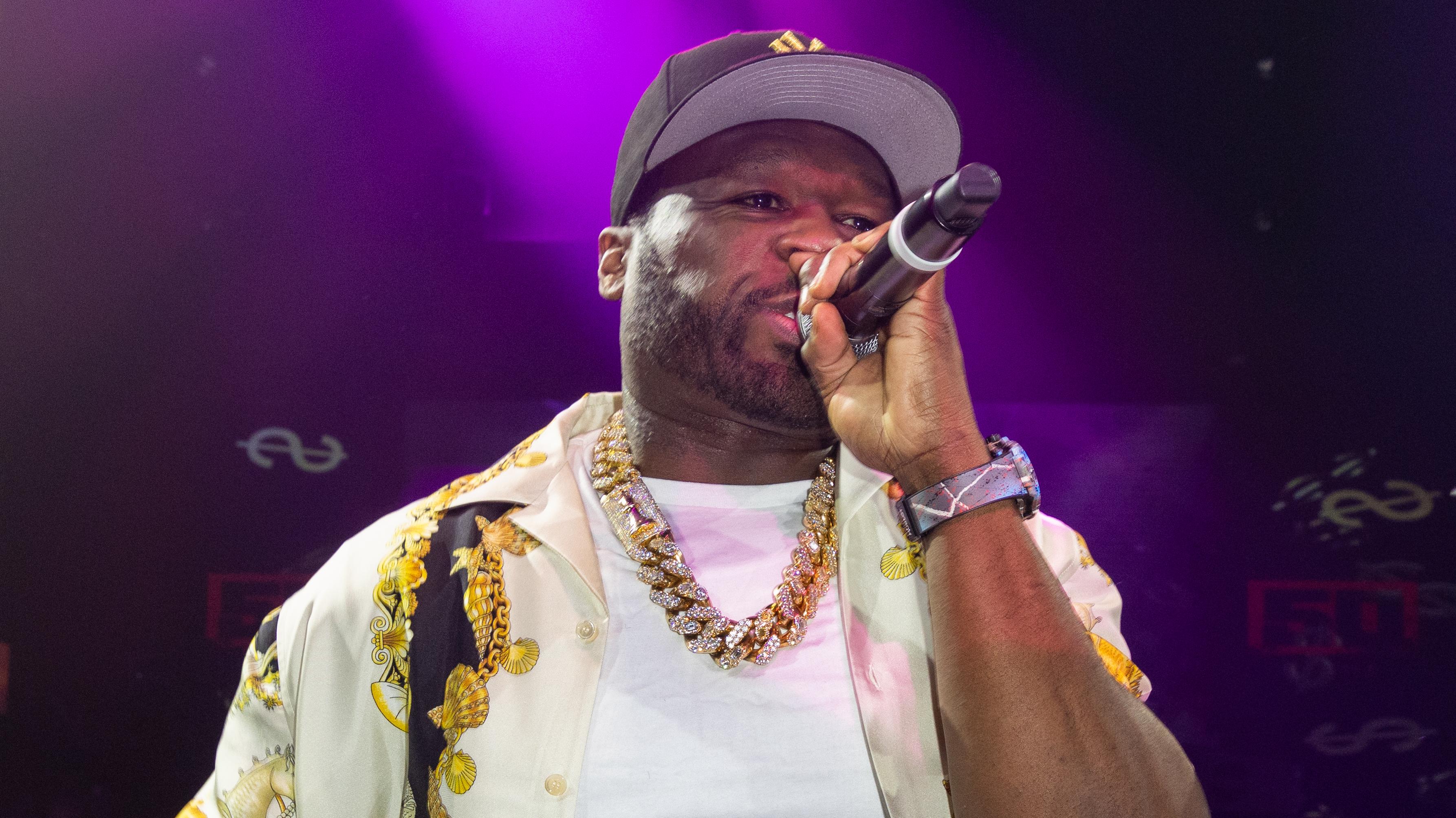 50 Cent Performs 'Many Men' During Alabama vs. Oklahoma CFP Game in ...