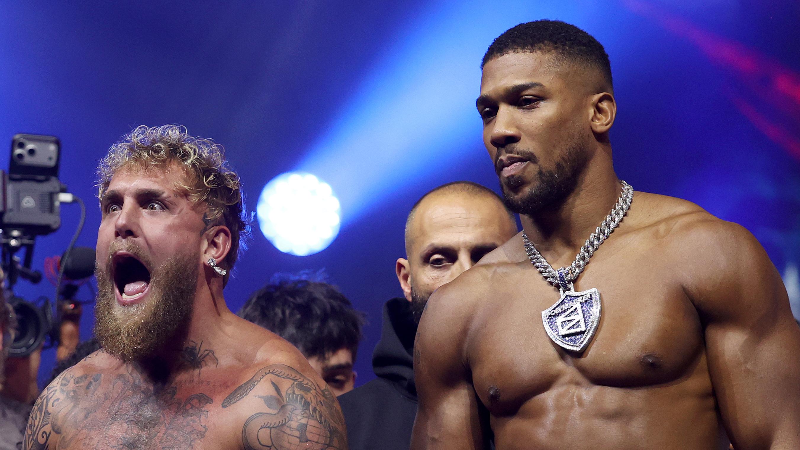 Jake Paul's Wild Diamond Chain for Anthony Joshua Fight Shown Off in Photos