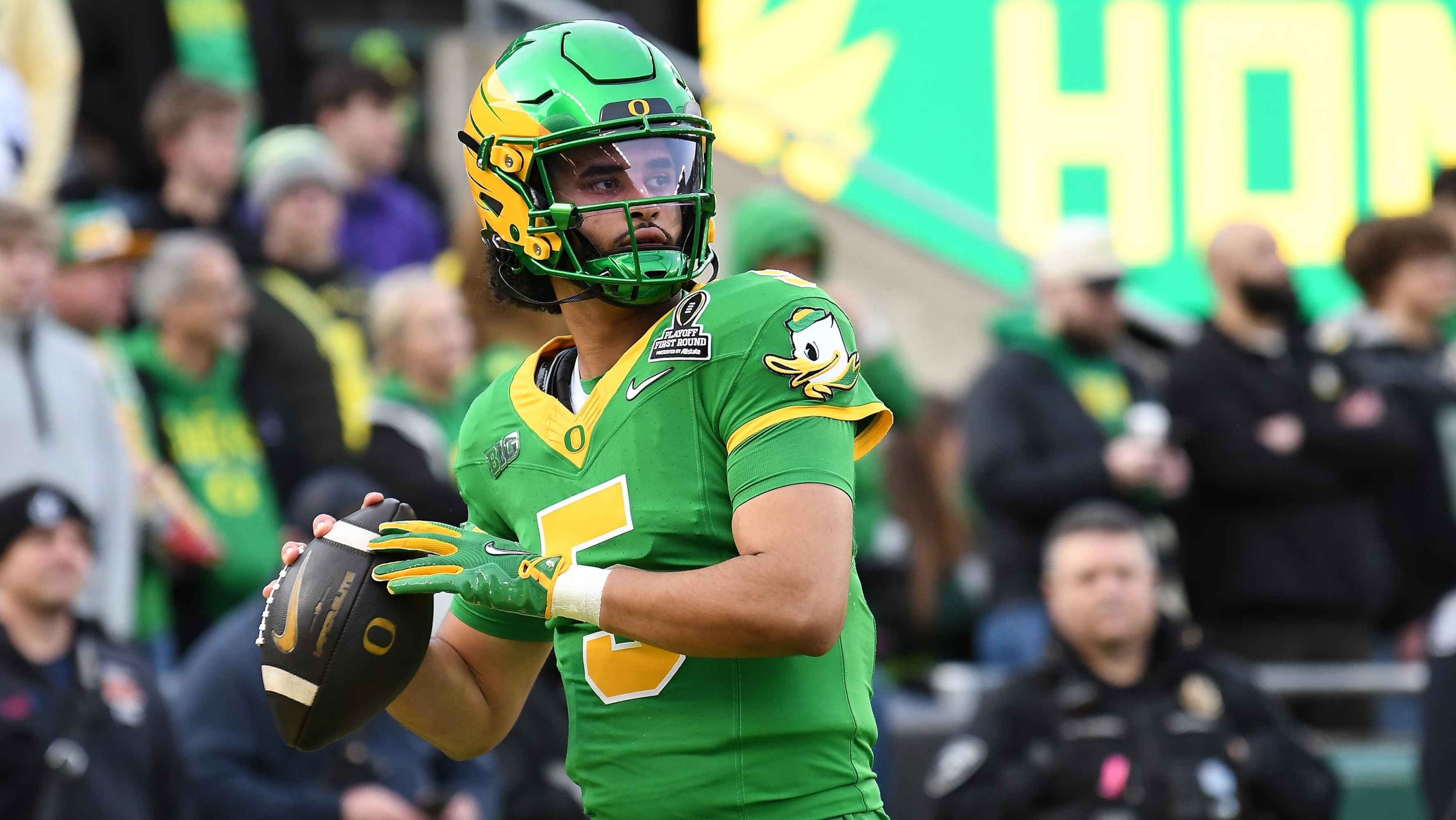 NFL Draft 2026 Rumors on Dante Moore After Oregon's Win vs. JMU in CFB ...