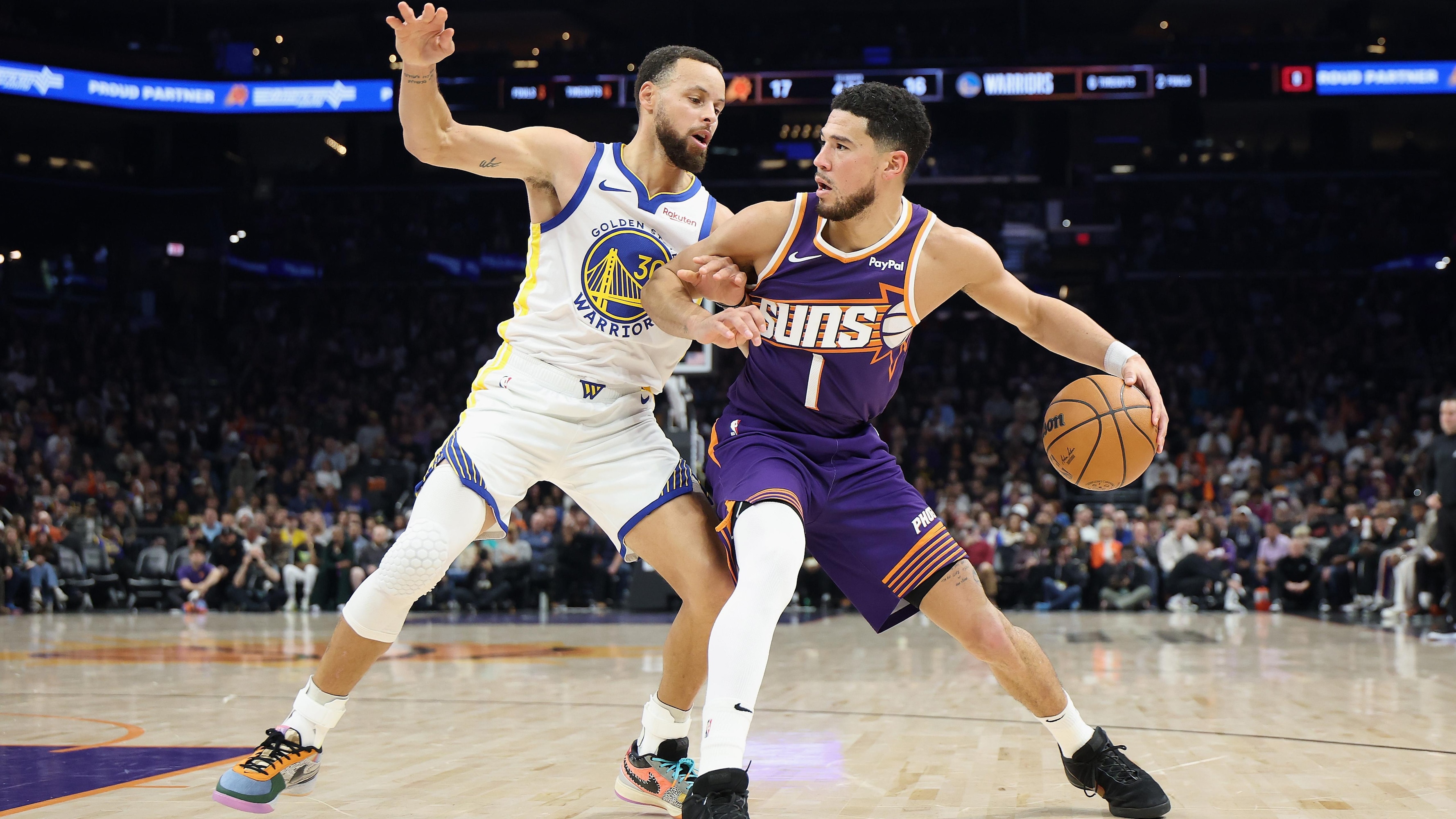 Devin Booker Reacts to Stephen Curry Wearing His Nike Shoes Amid Sneaker Free Agency