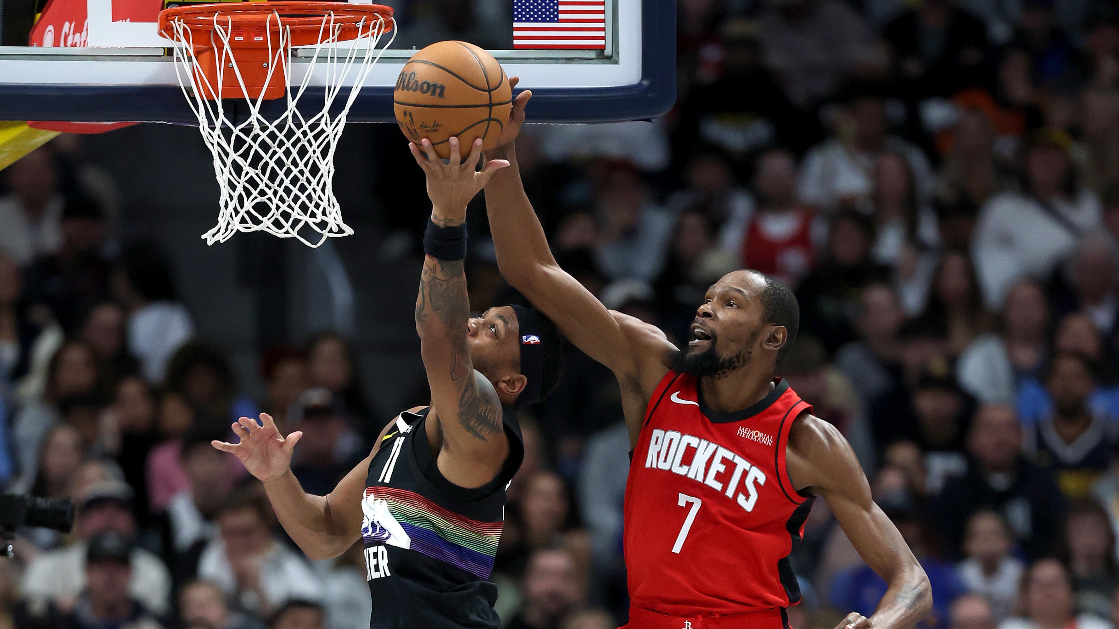 Kevin Durant Takes Jab At Bruce Brown After Altercation in Rockets' Win ...